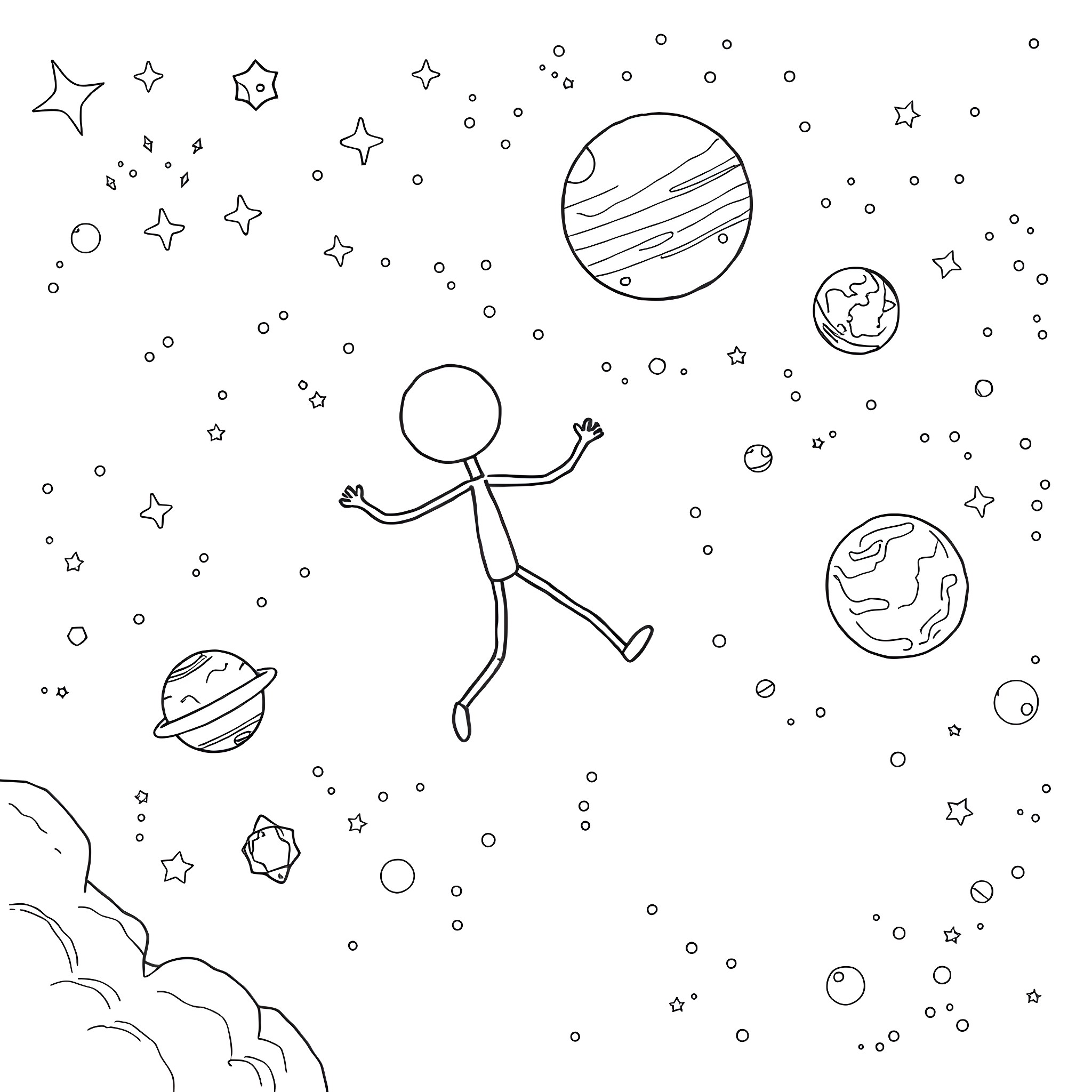 6 Best Stickman Coloring Pages (Free Printable PDFs)