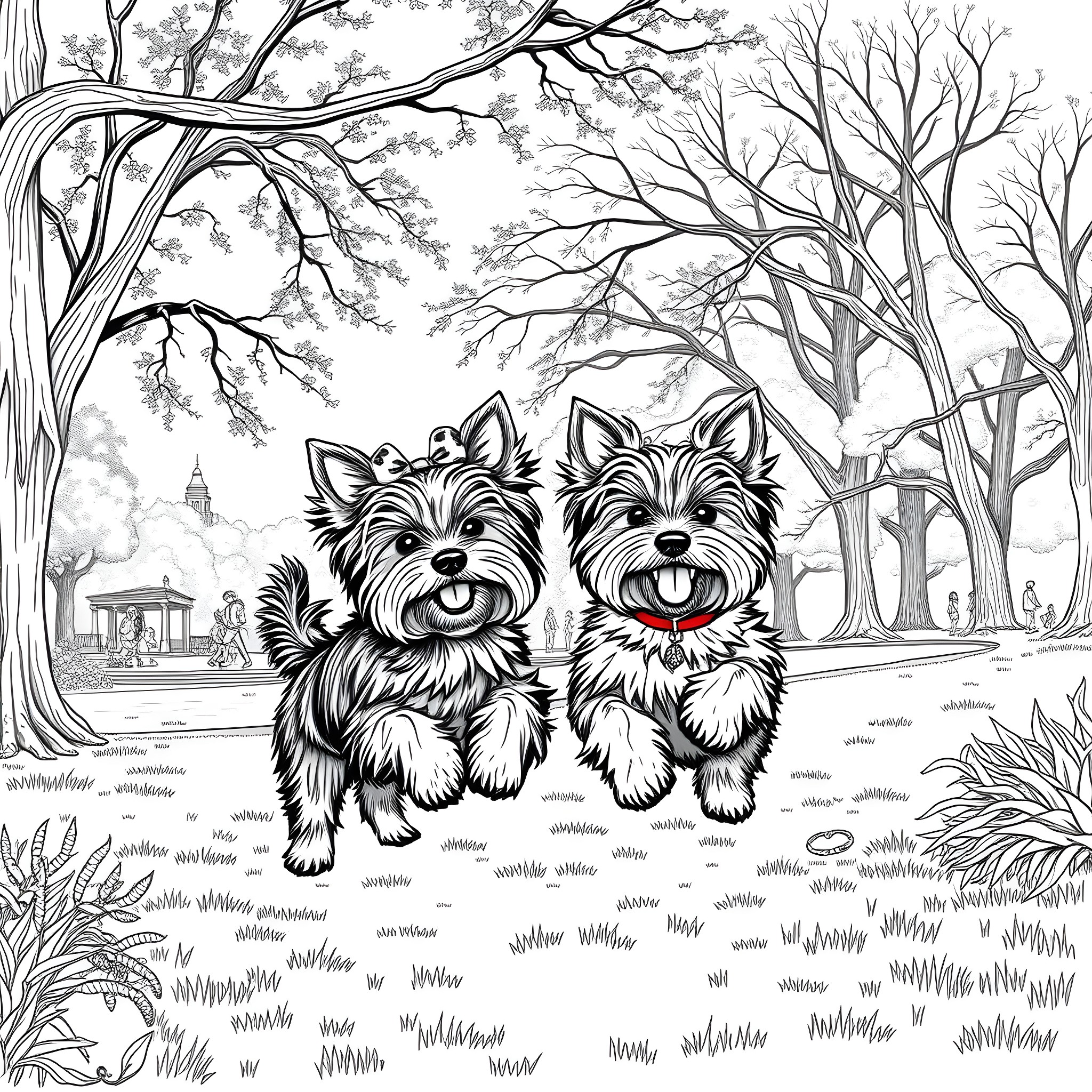 44 Best Yorkie Coloring Pages (Free Printable PDFs)