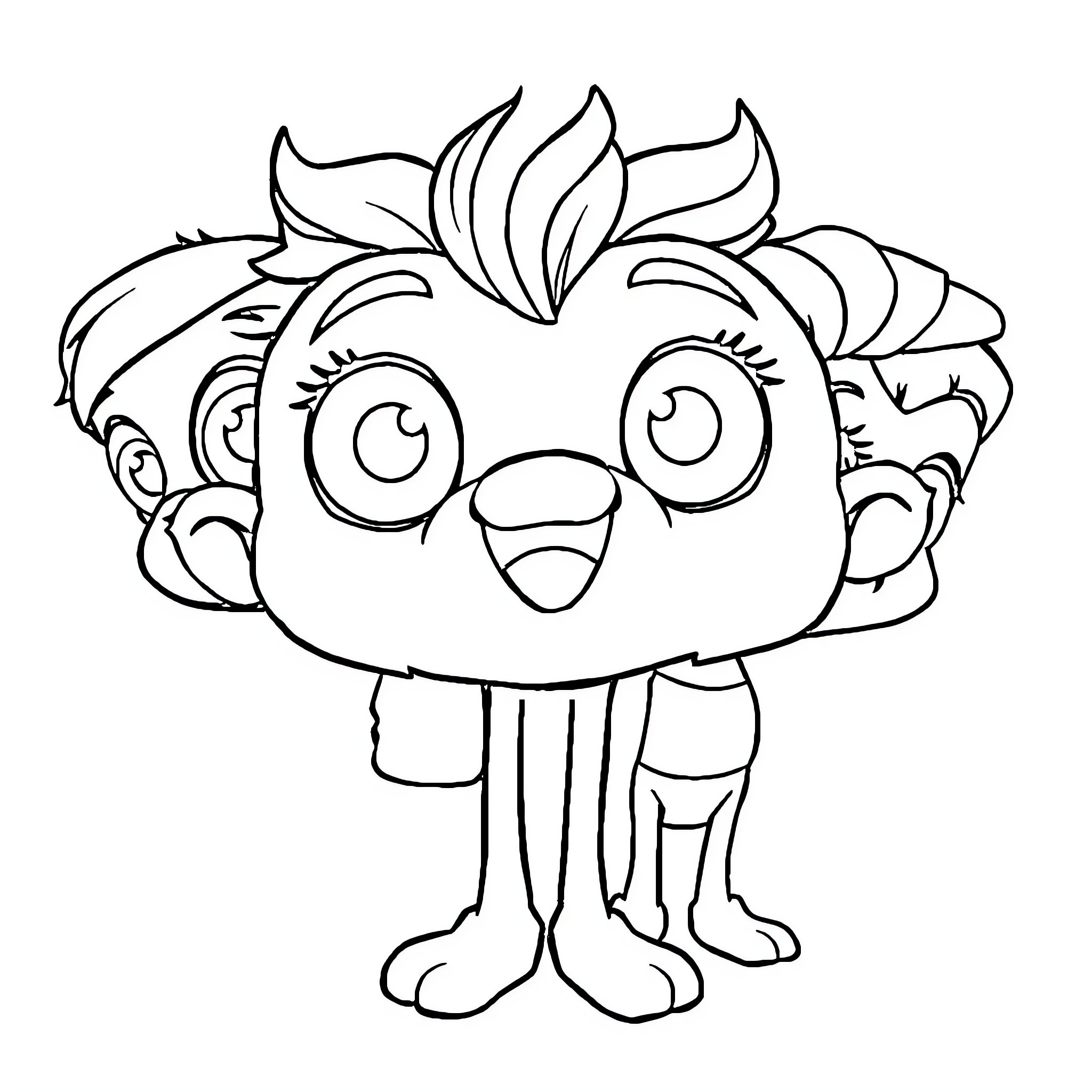 Best Cartoon Character Coloring Pages (Free Printable PDF)