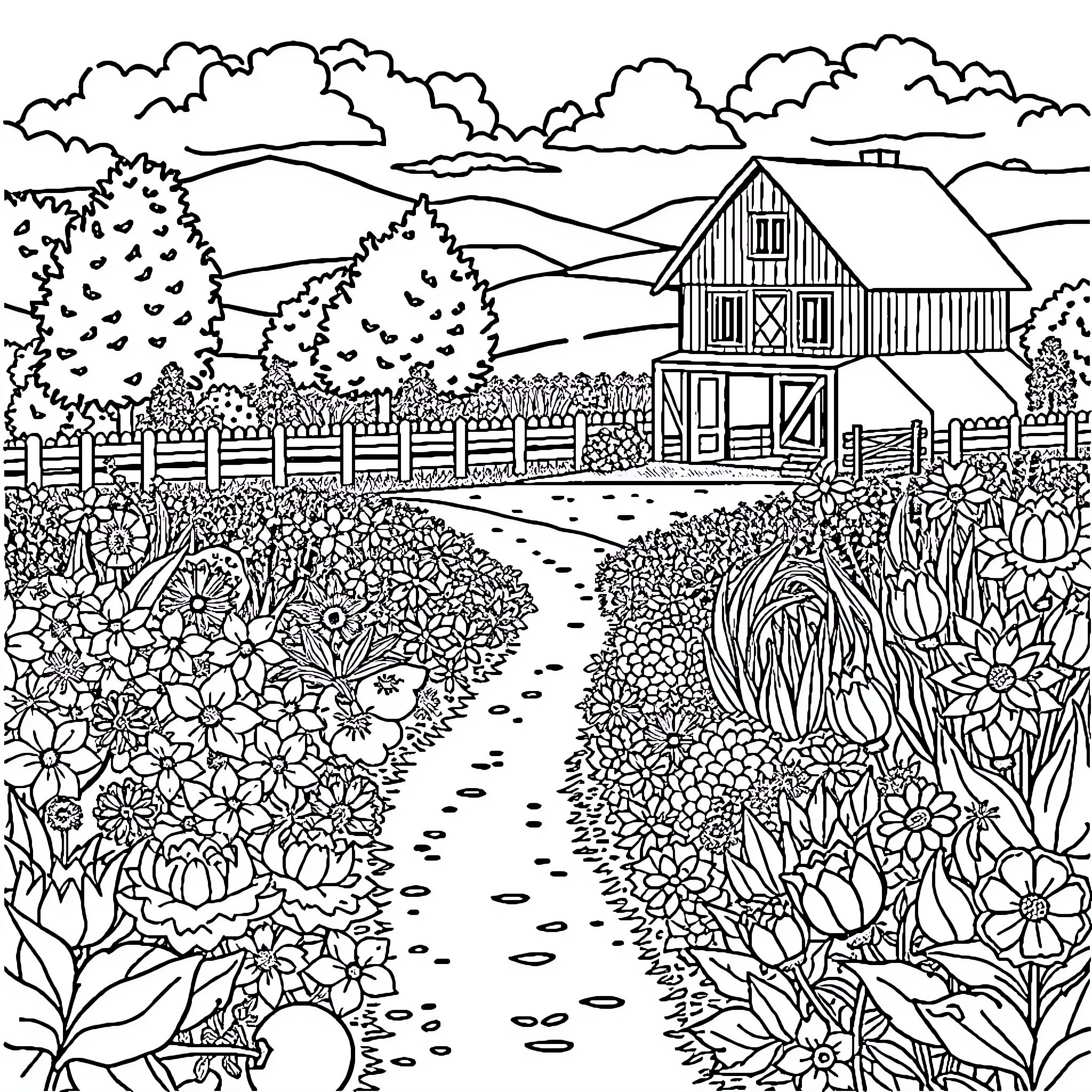 Best Farm Coloring Pages (Free Printable PDF)