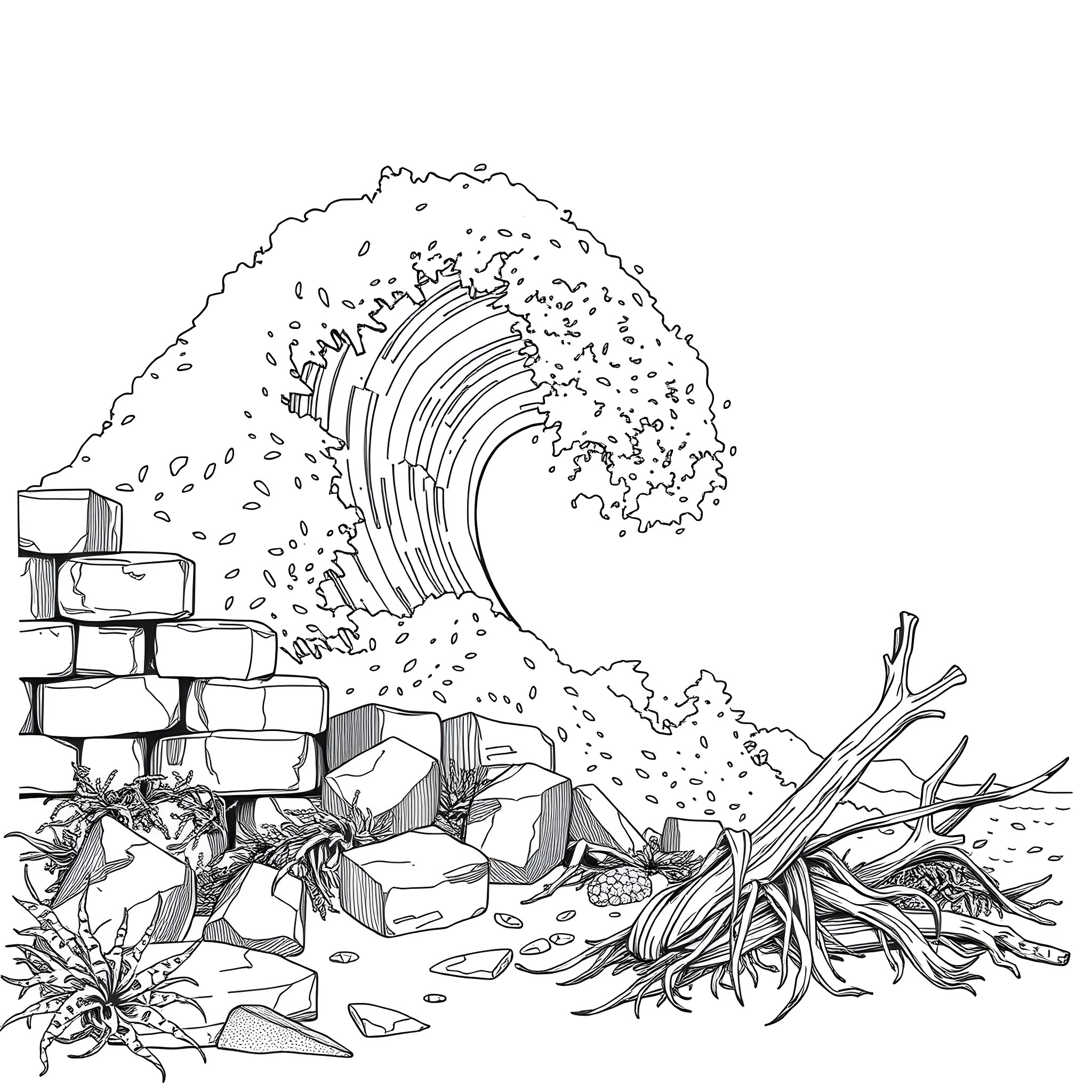 Best Wave Coloring Pages (Free Printable PDF)