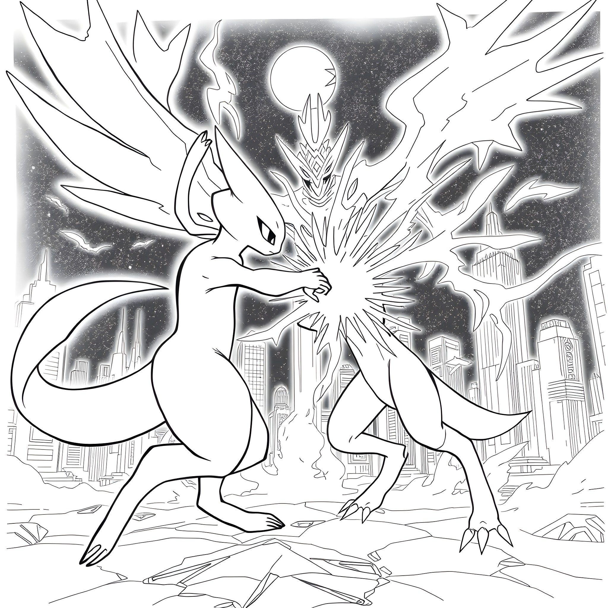 Best Mewtwo Coloring Pages (Free Printable PDF)