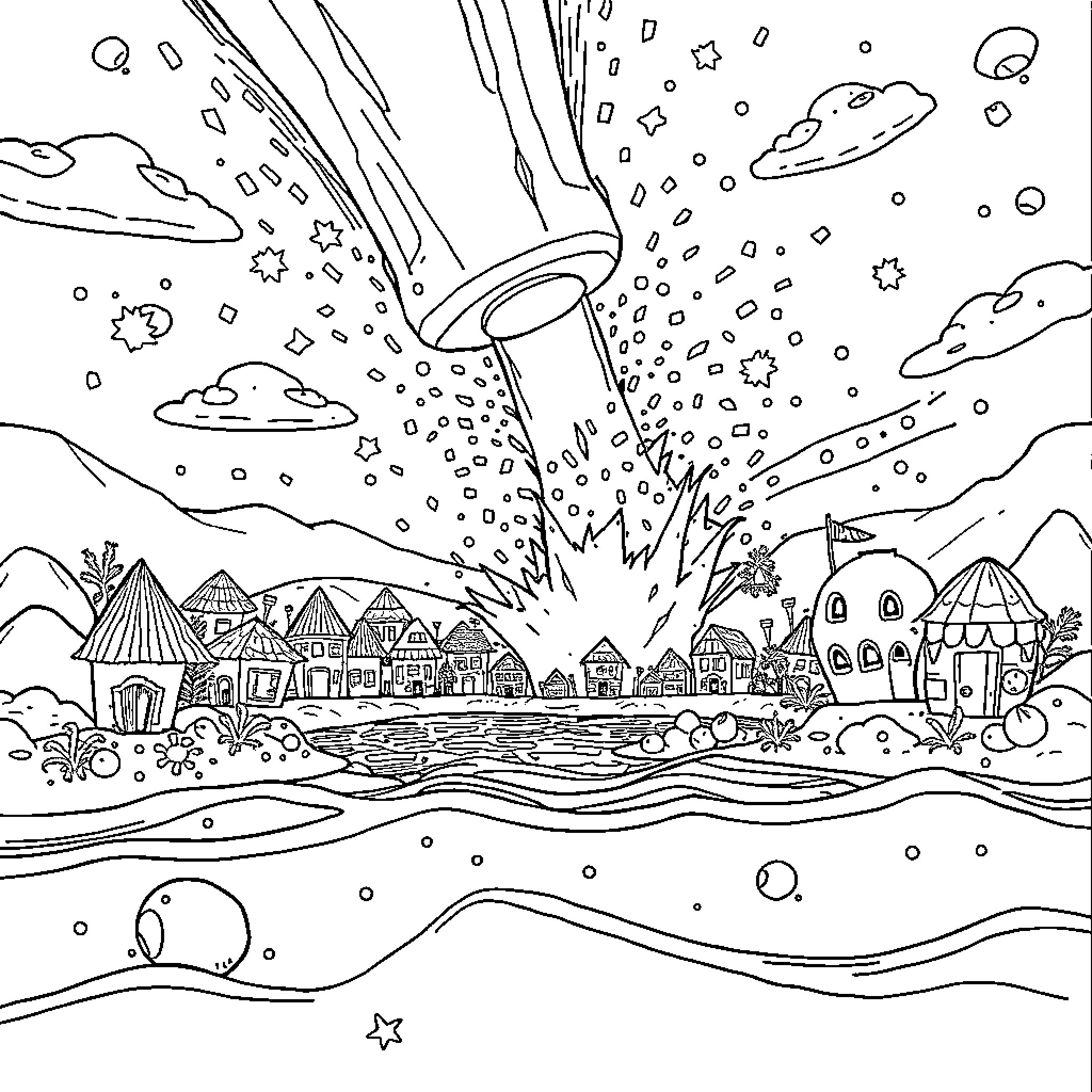 Best Bikini Bottom Coloring Pages (Free Printable PDF)
