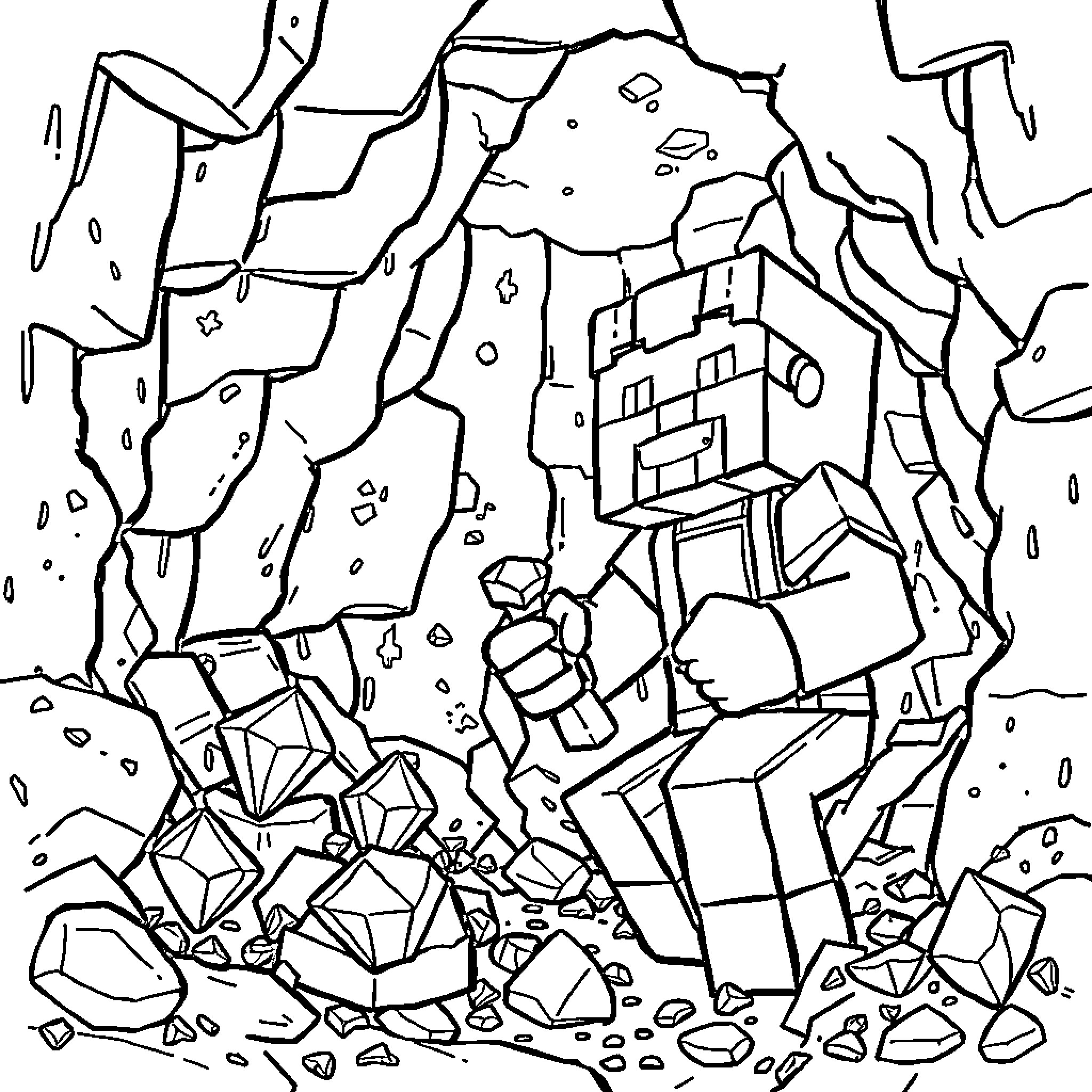 Best Minecraft Player Coloring Pages (Free Printable PDF)