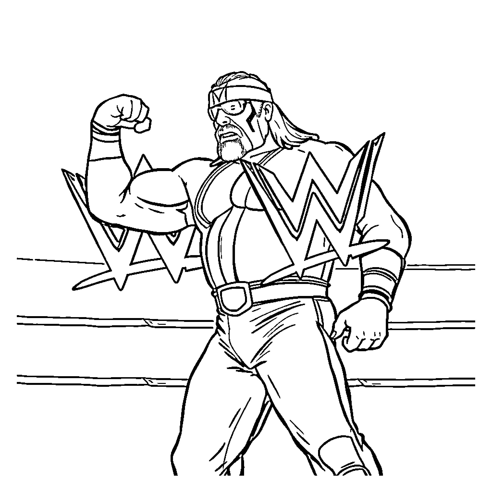 Best Hulk Hogan Coloring Pages (Free Printable PDF)