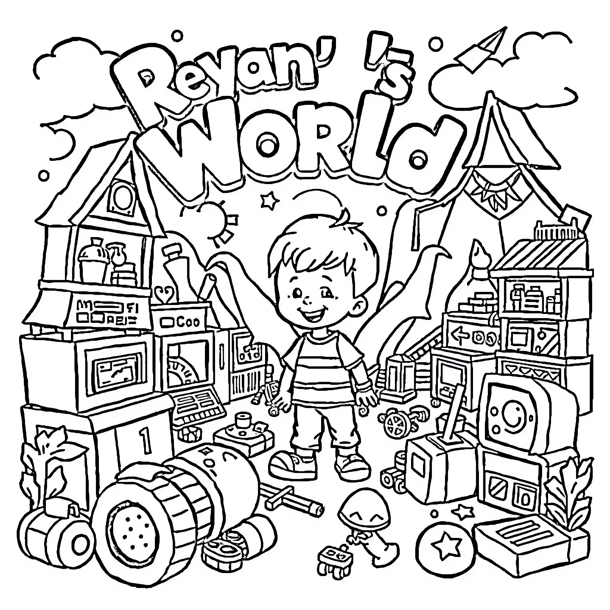 Best Ryan Coloring Pages (Free Printable PDF)