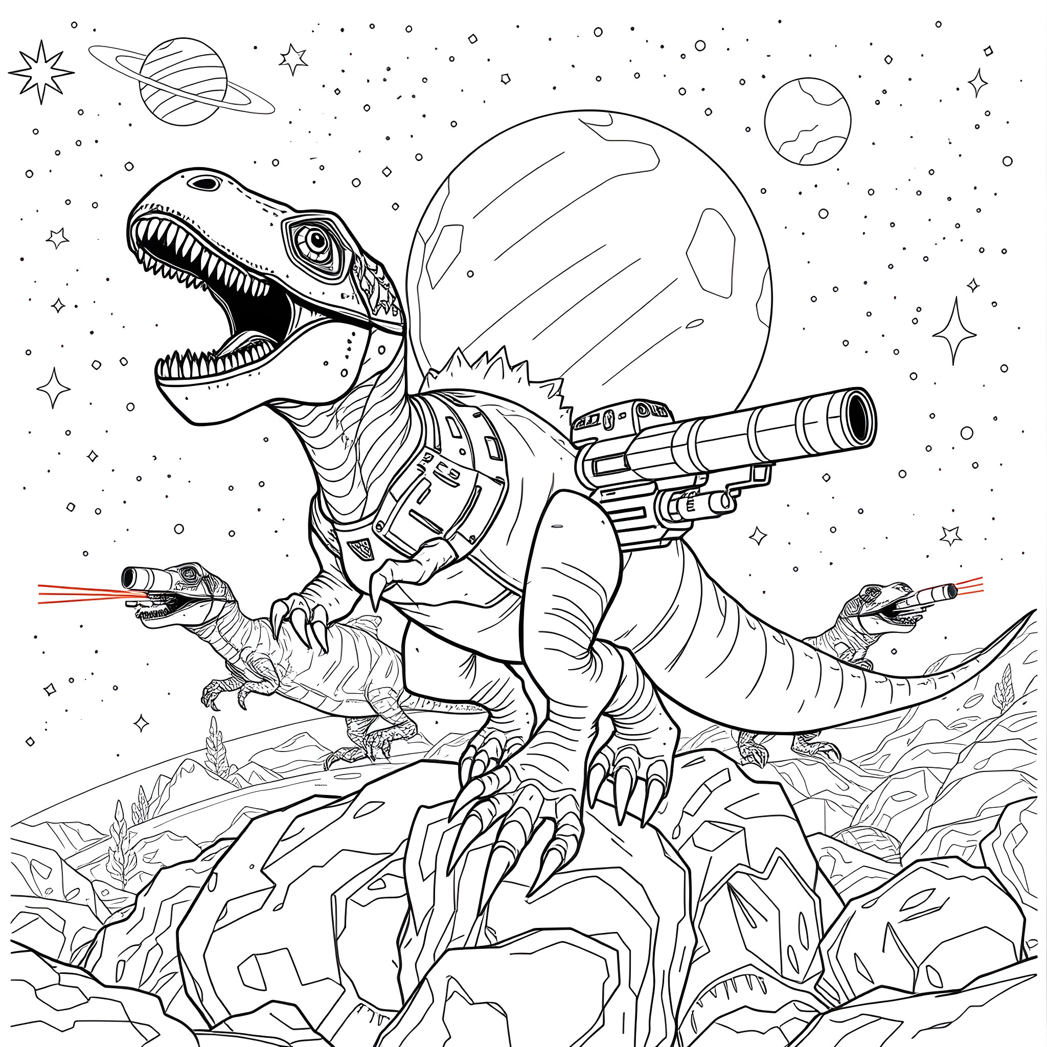 491 Best Dinosaur Coloring Pages (Free Printable PDFs)