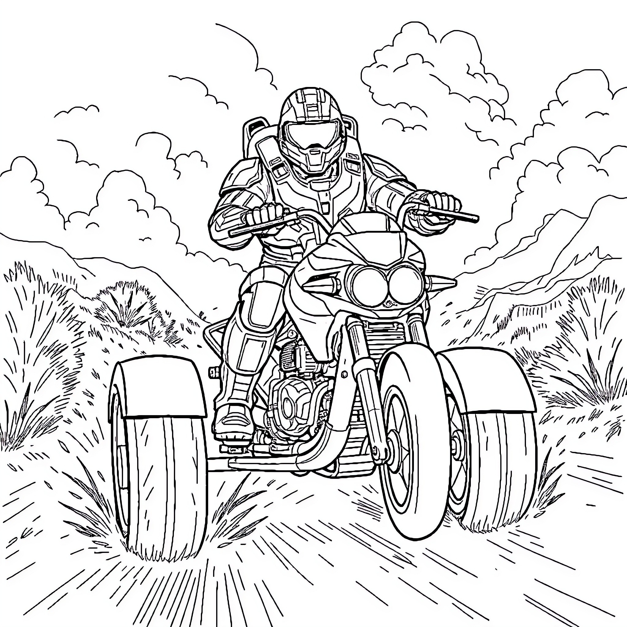 Best Halo Master Chief Coloring Pages (Free Printable PDF)