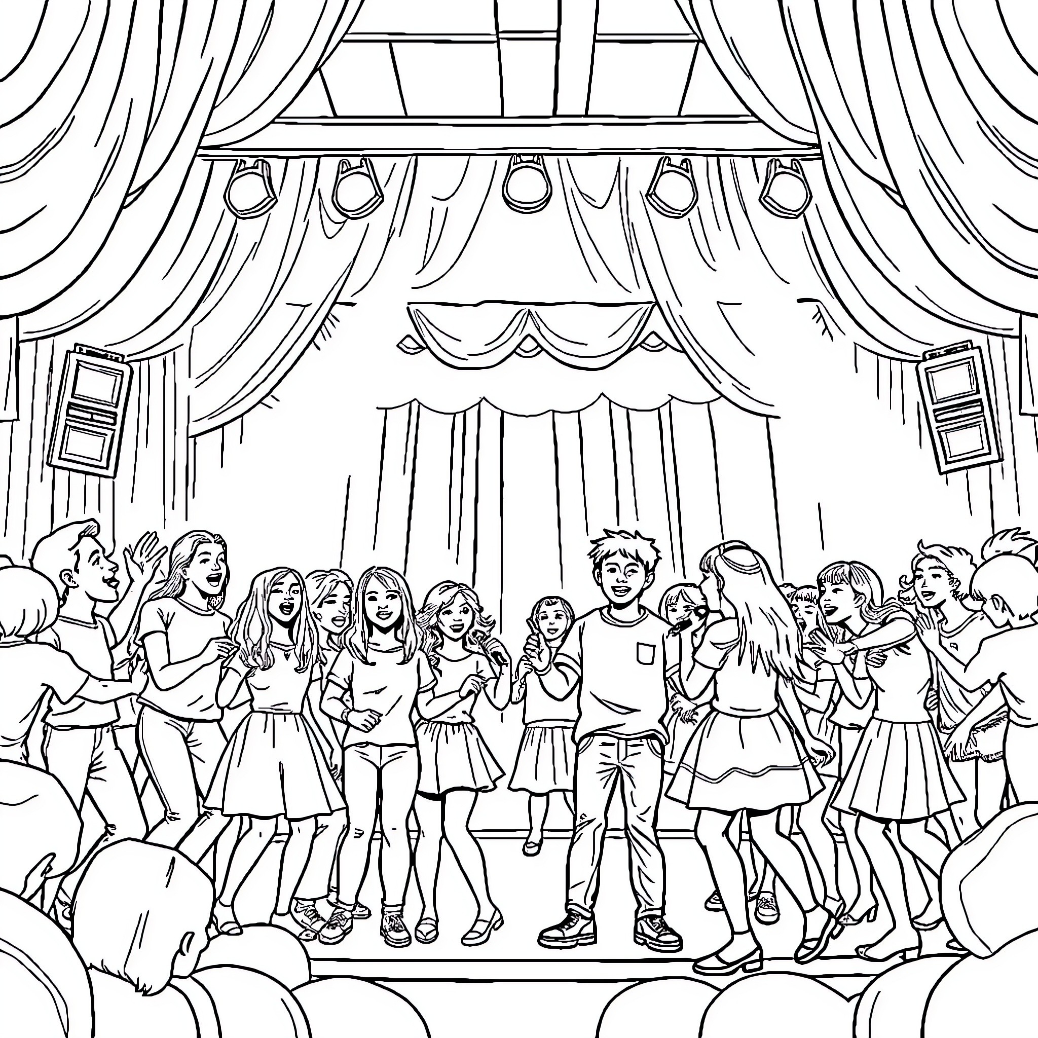 Best High School Musical Coloring Pages (Free Printable PDF)