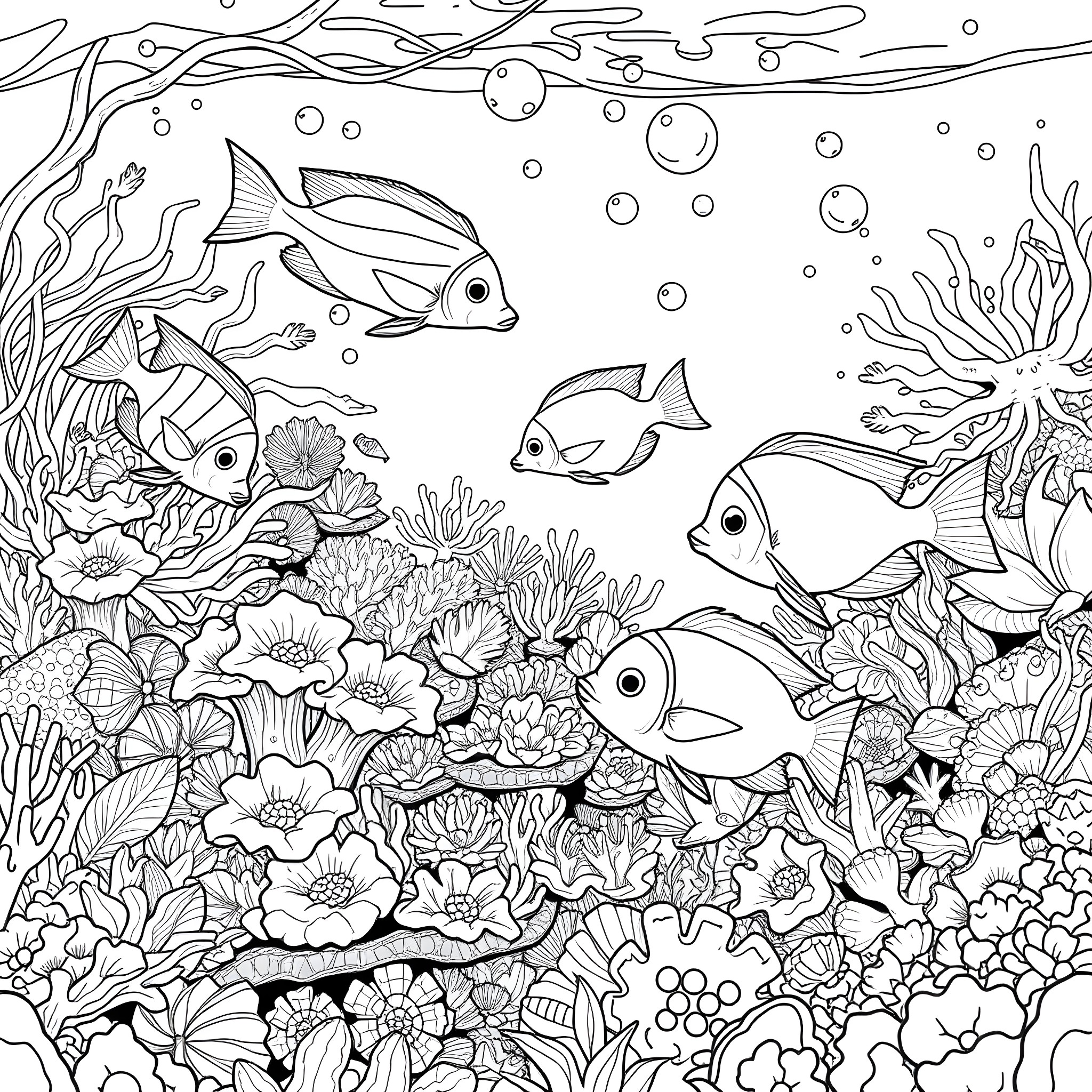 133 Best Fish Coloring Pages (Free Printable PDFs)