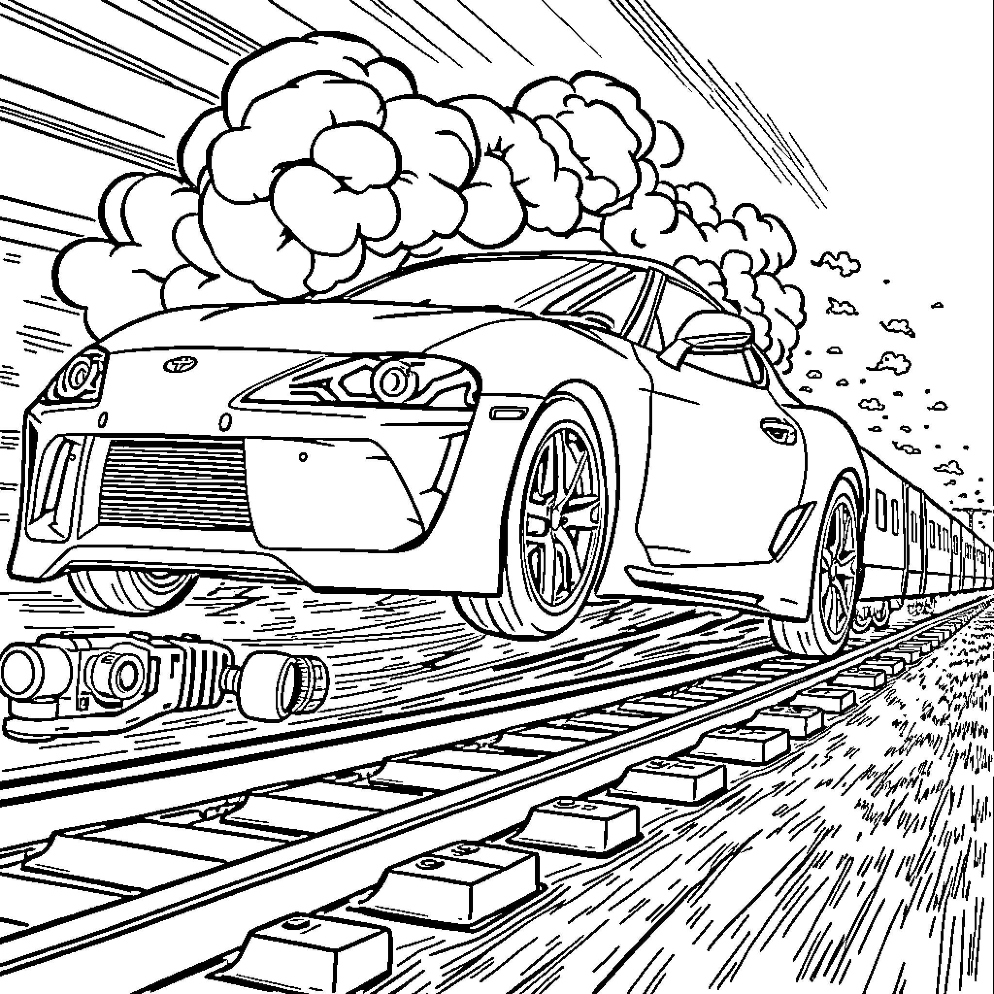 Best Toyota Supra Coloring Pages (Free Printable PDF)