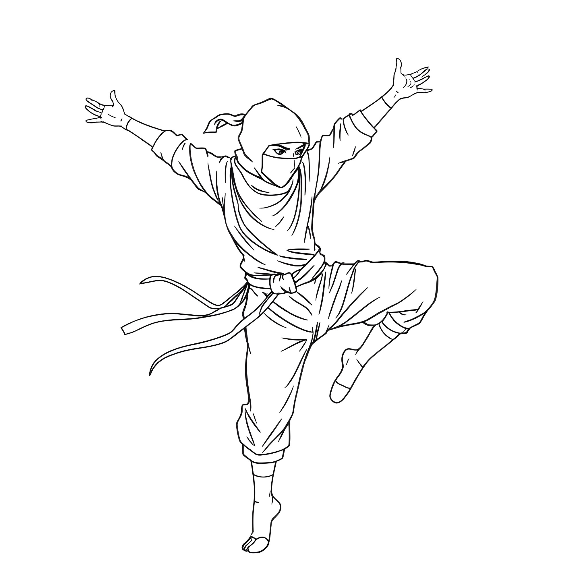 Best Ninja Coloring Pages (Free Printable PDF)
