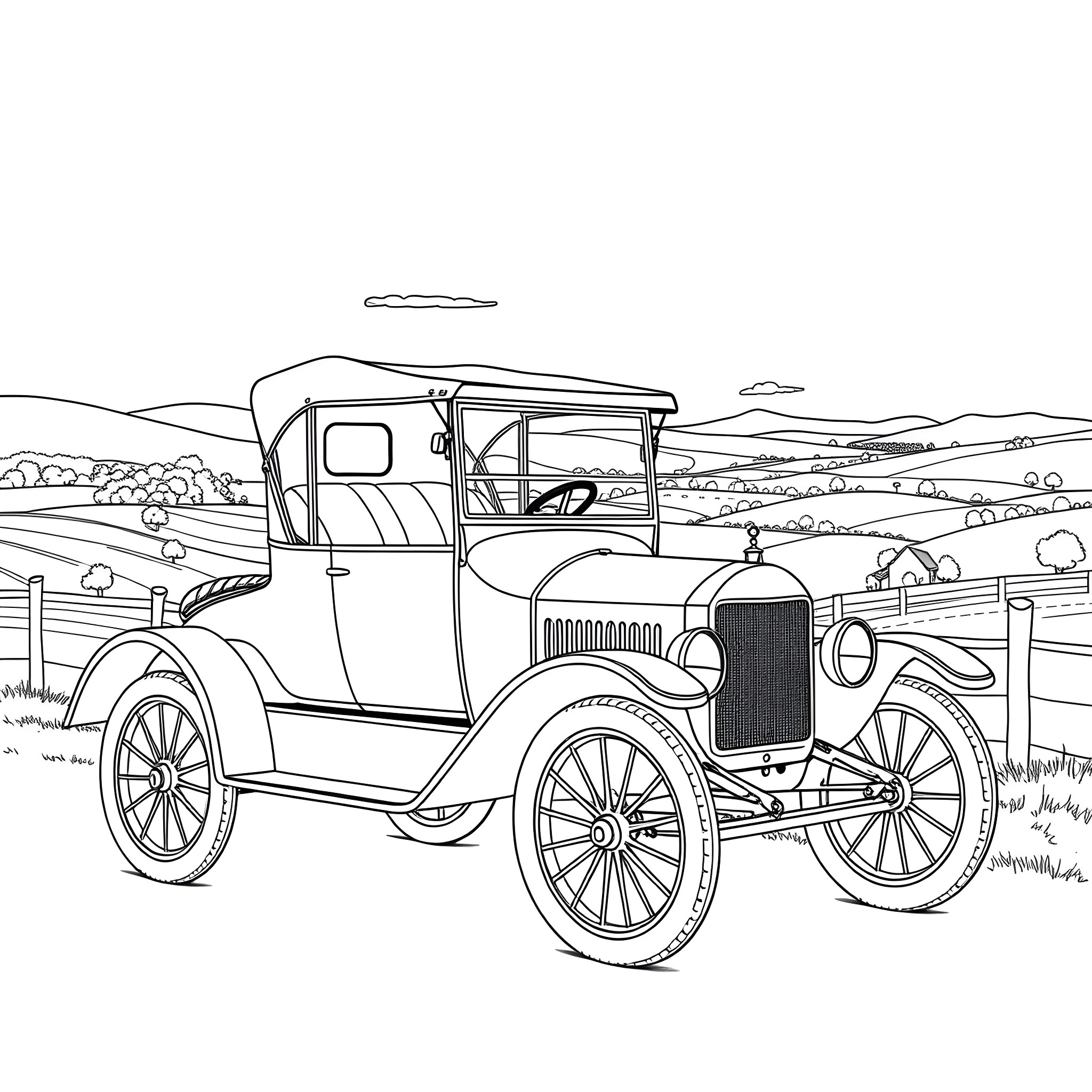 Best Ford Coloring Pages (Free Printable PDF)