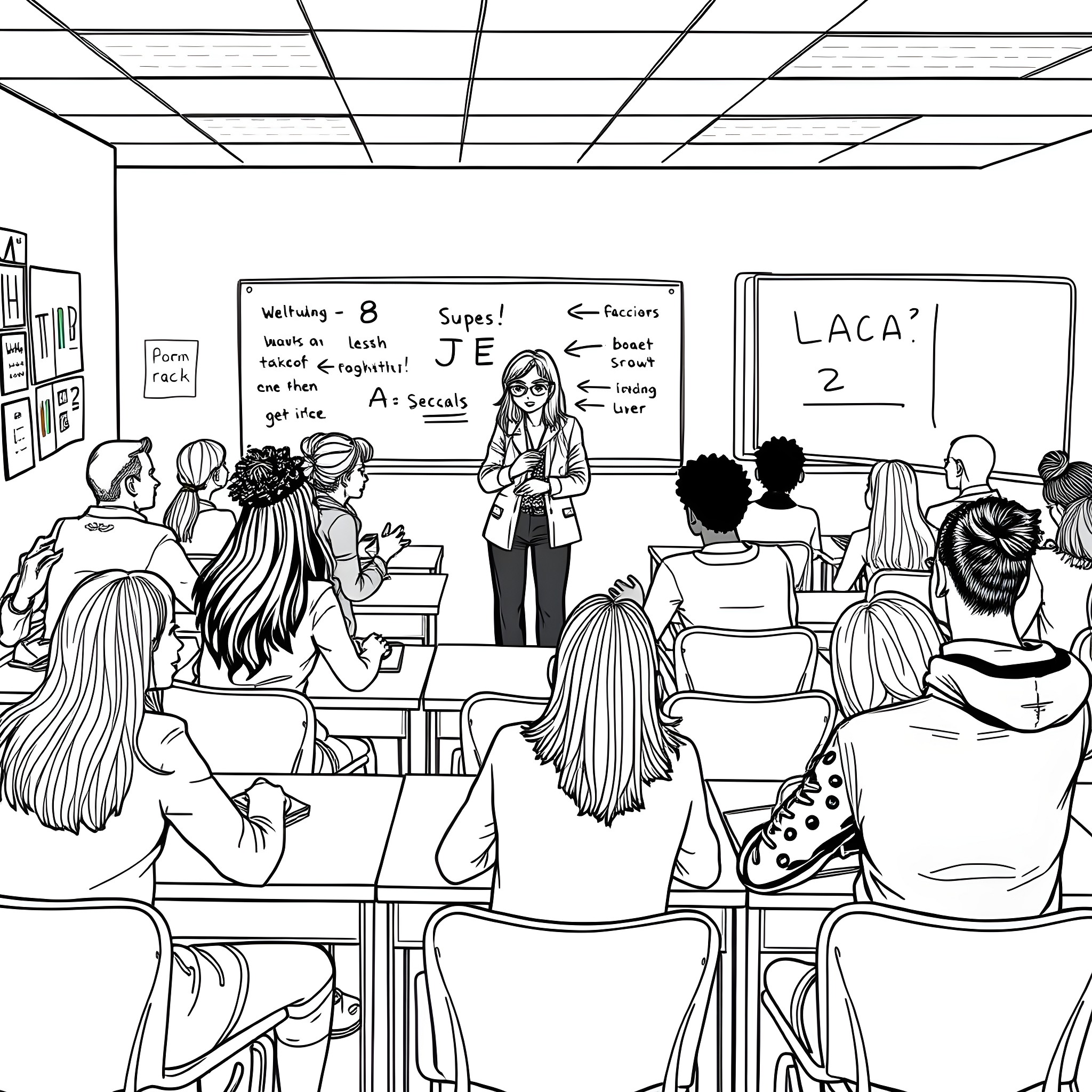 48 Best Classroom Coloring Pages (Free Printable PDFs)