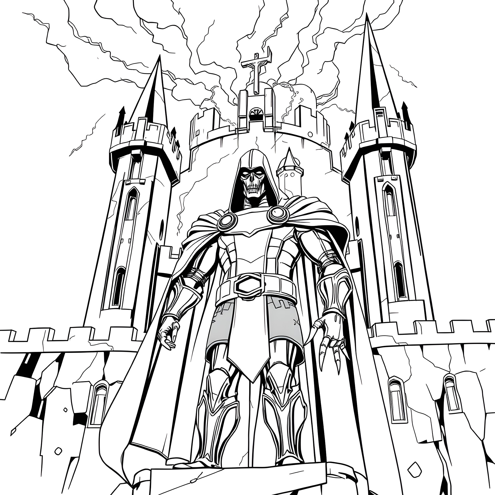 31 Best Doctor Doom Coloring Pages (Free Printable PDFs)
