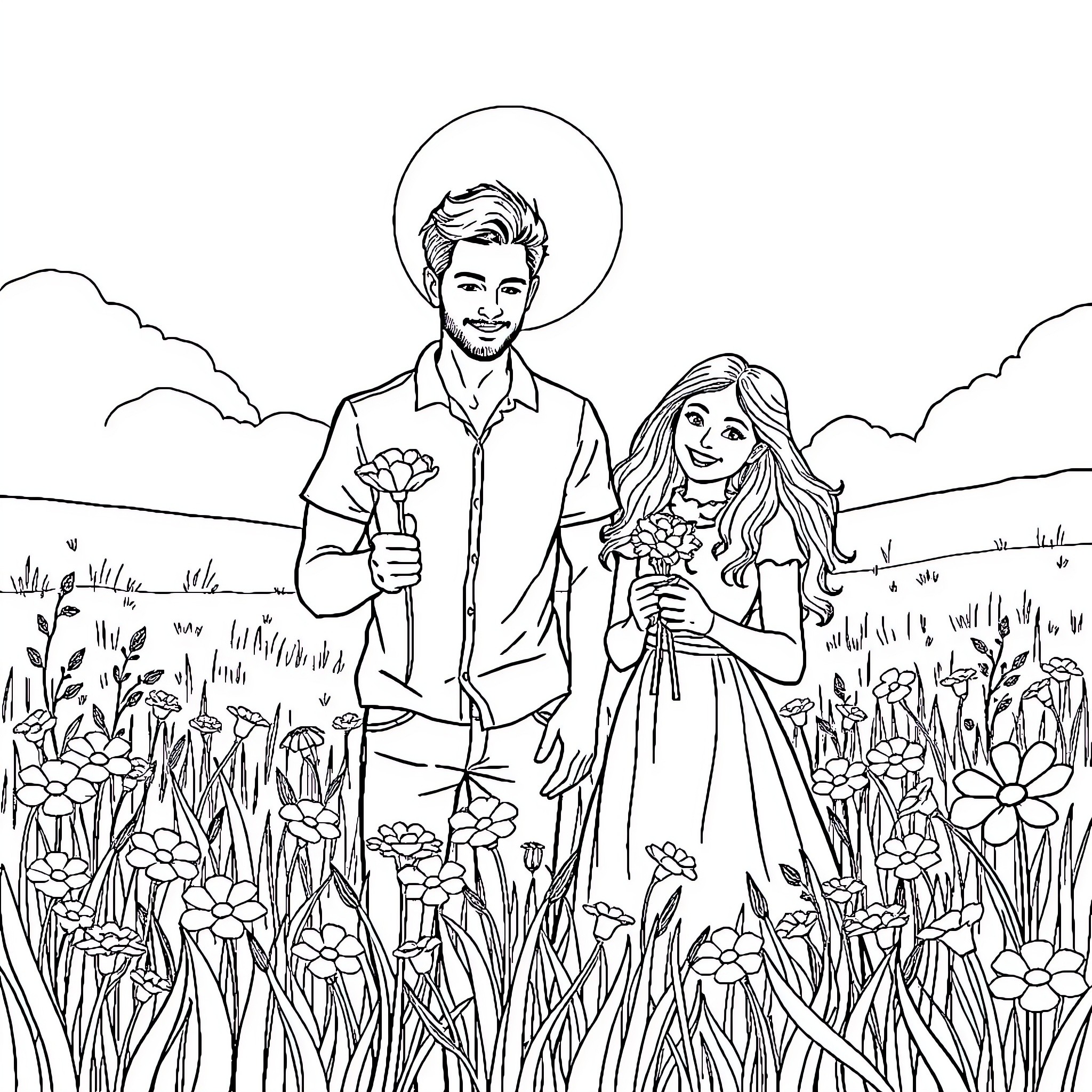 Best Couple Coloring Pages (Free Printable PDF)
