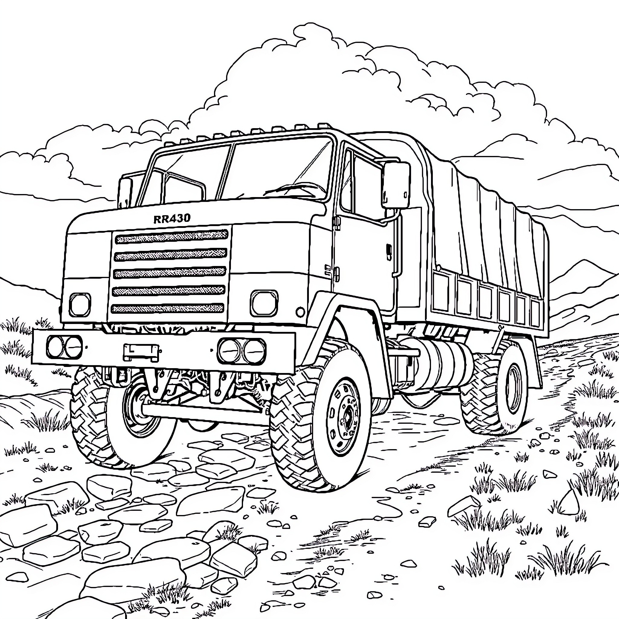 Best Ural-4320 Coloring Pages (Free Printable PDF)