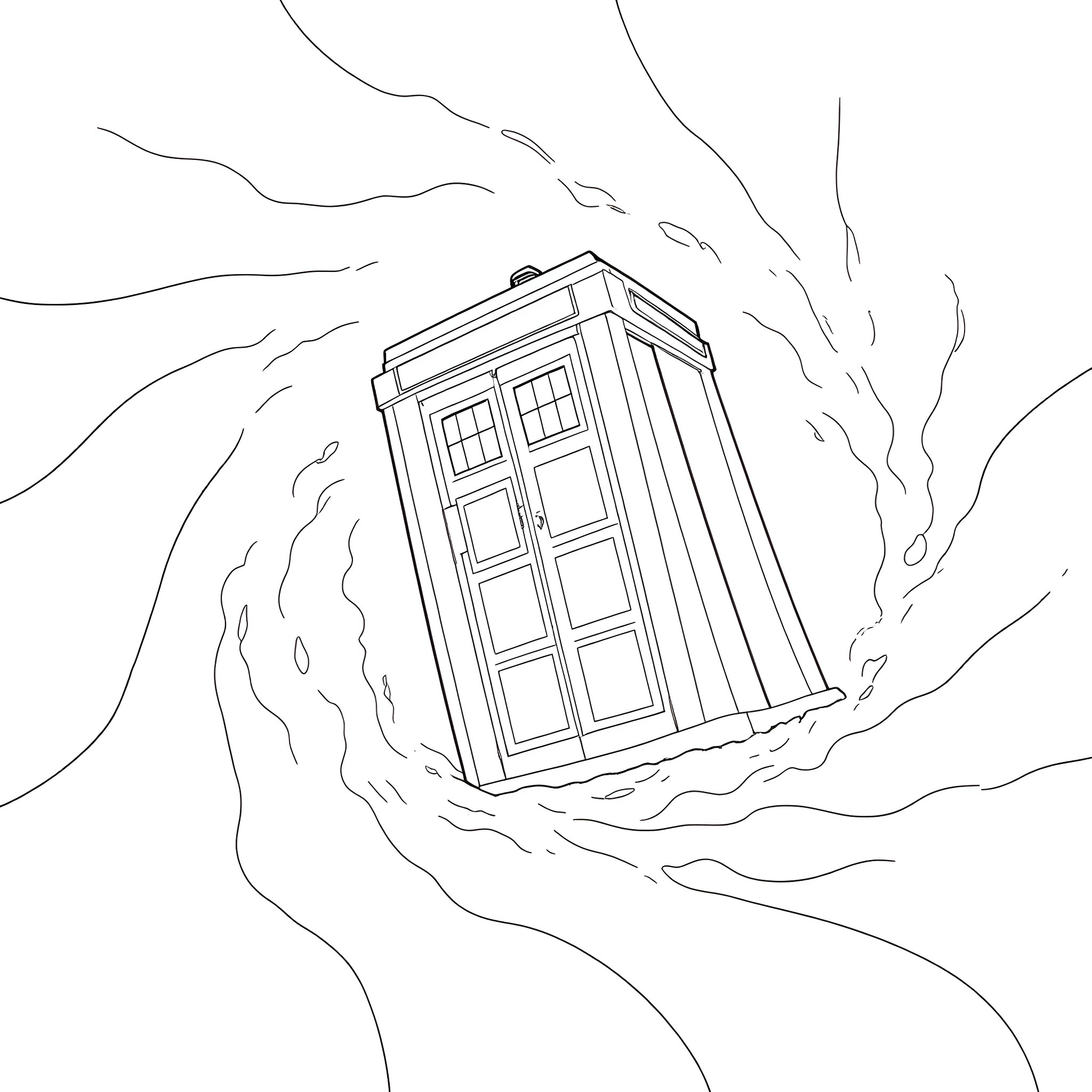 Best TARDIS Coloring Pages (Free Printable PDF)
