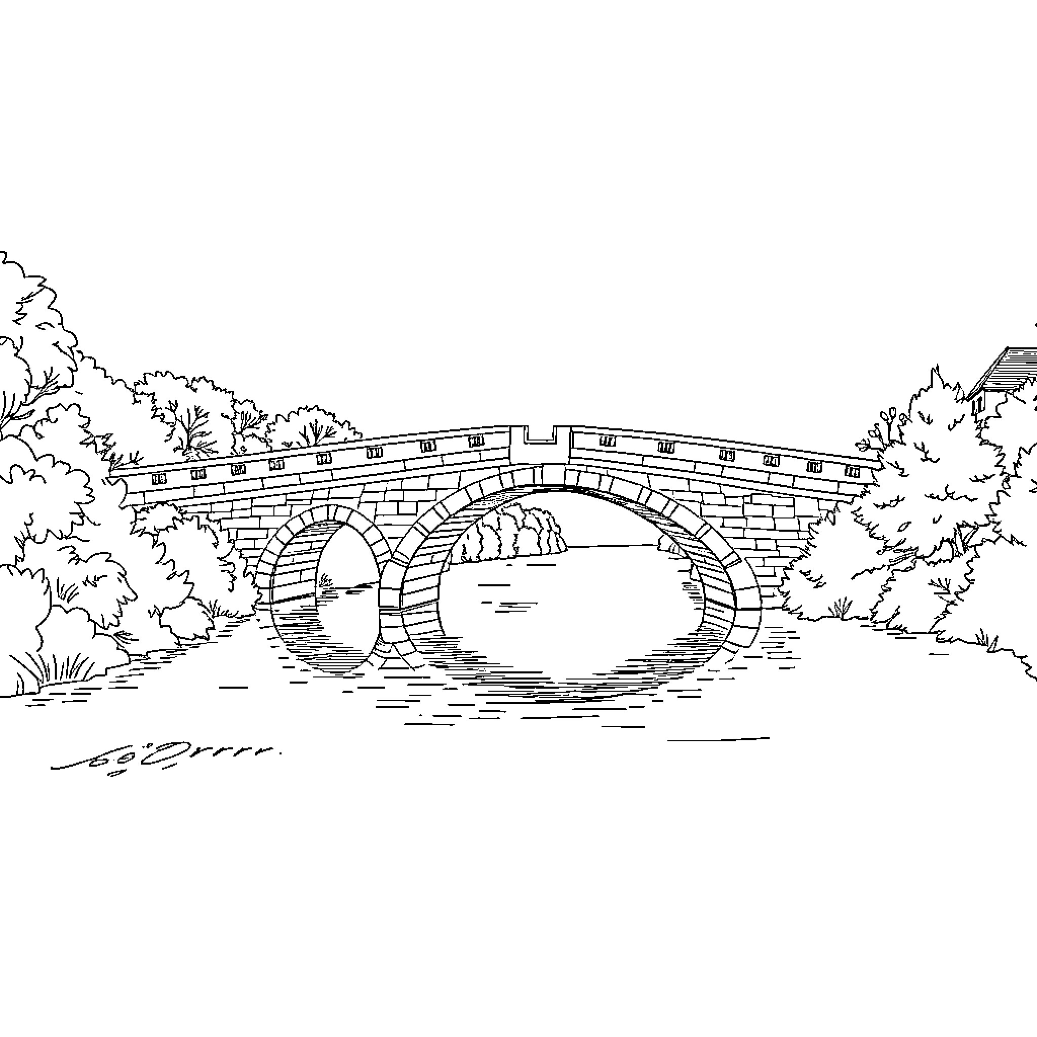 Best Bridge Coloring Pages (Free Printable PDF)