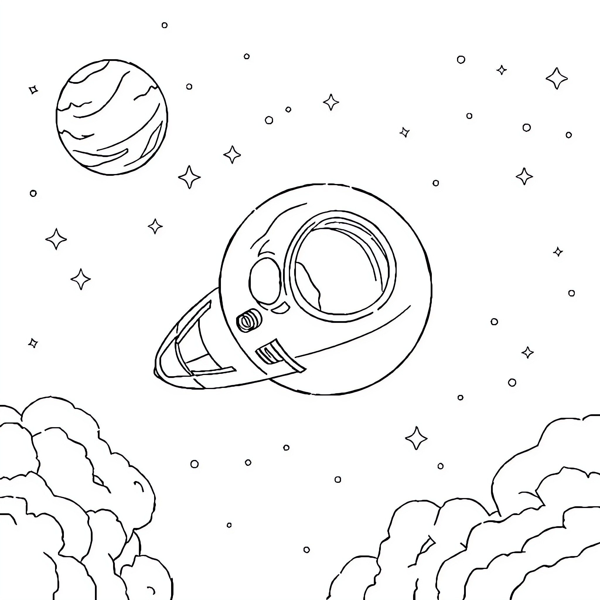Best Spaceship Coloring Pages (Free Printable PDF)
