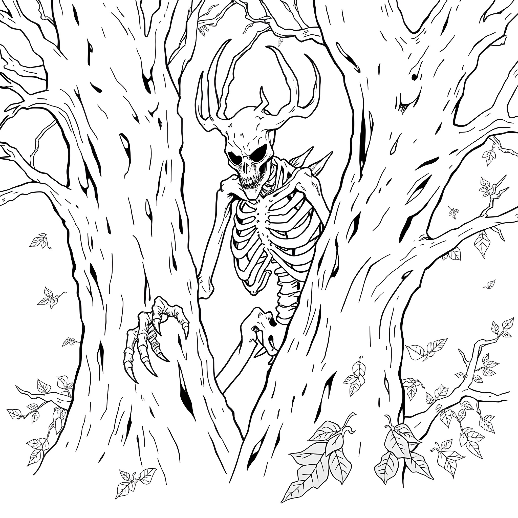 Best Wendigo Coloring Pages (Free Printable PDF)