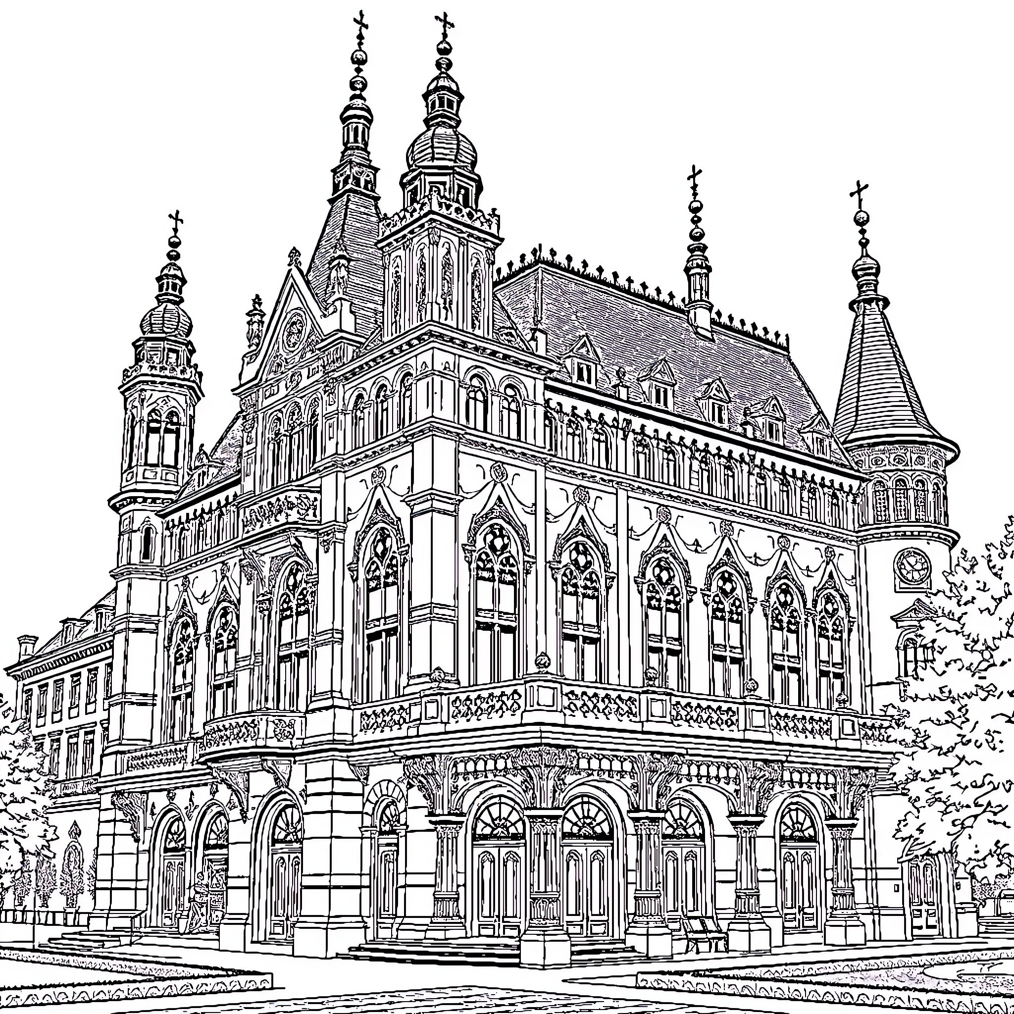 Best Palace Coloring Pages (Free Printable PDF)