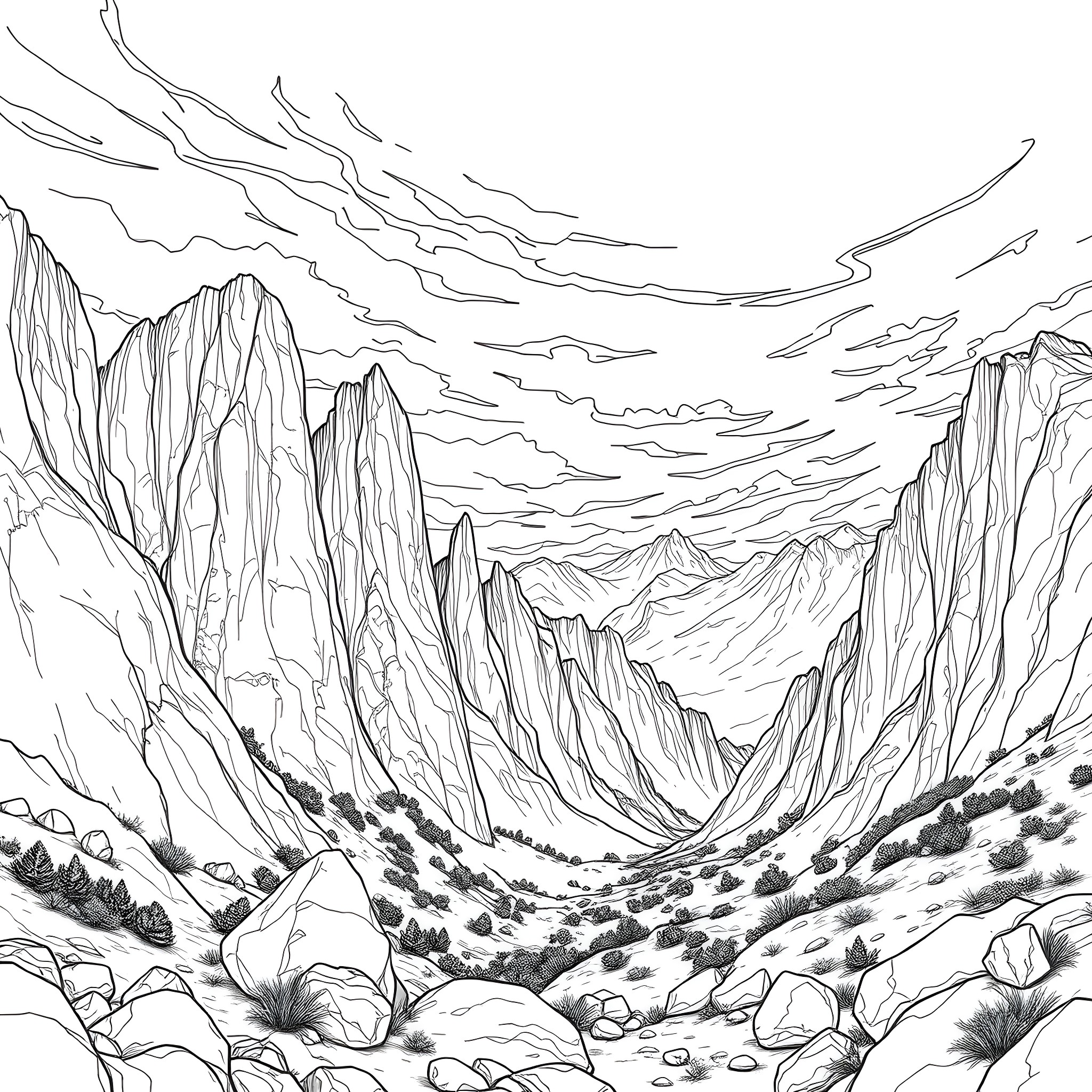 Best Rock Coloring Pages (Free Printable PDF)