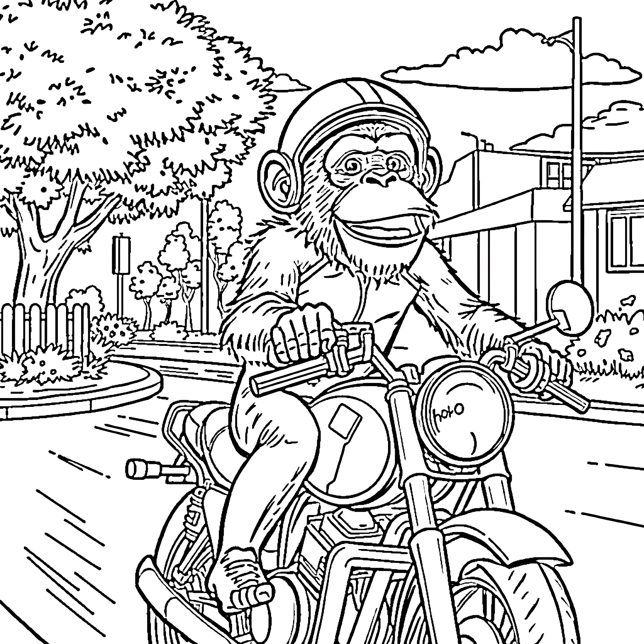 1 Best Chimp Coloring Pages (Free Printable PDFs)