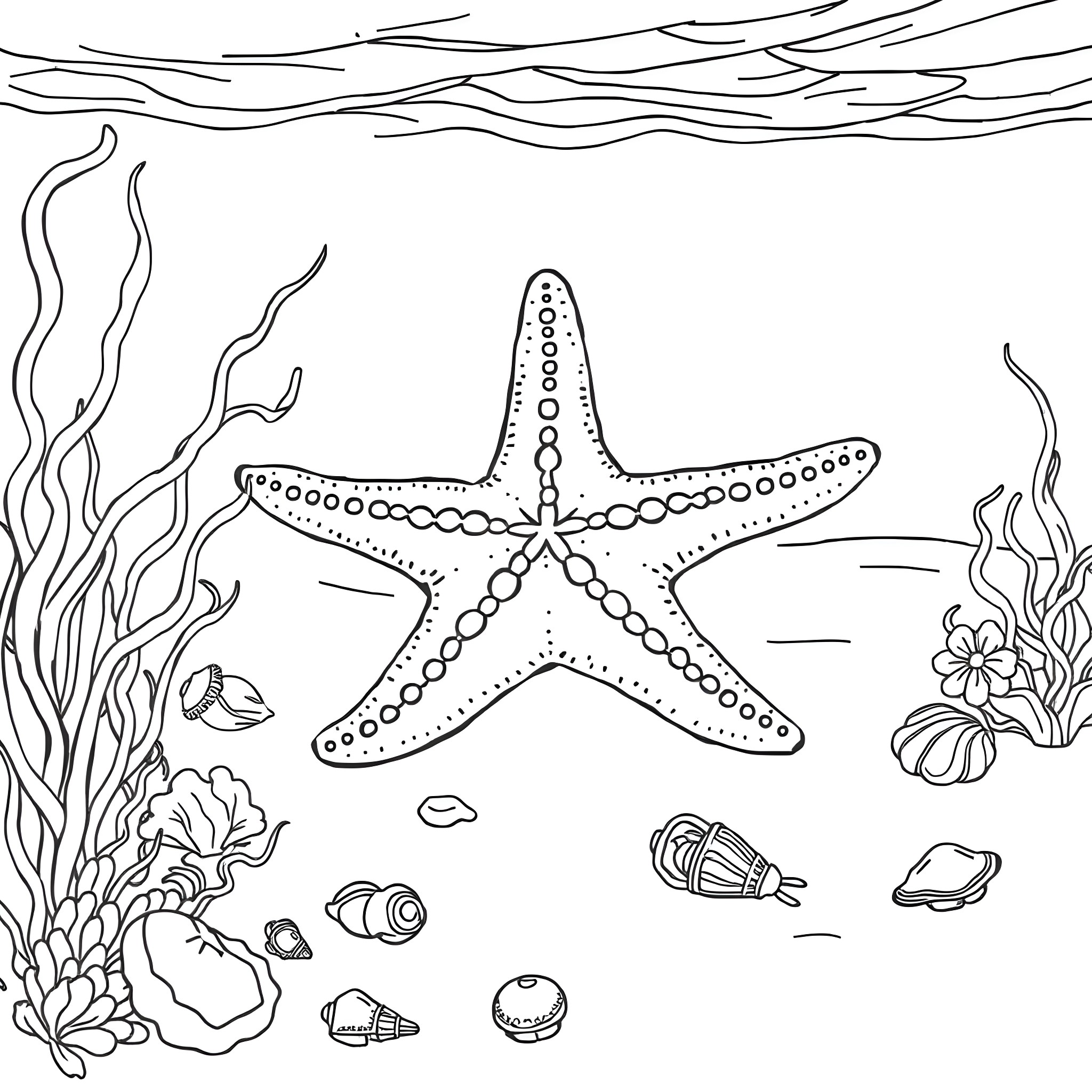 88 Best Starfish Coloring Pages (Free Printable PDFs)