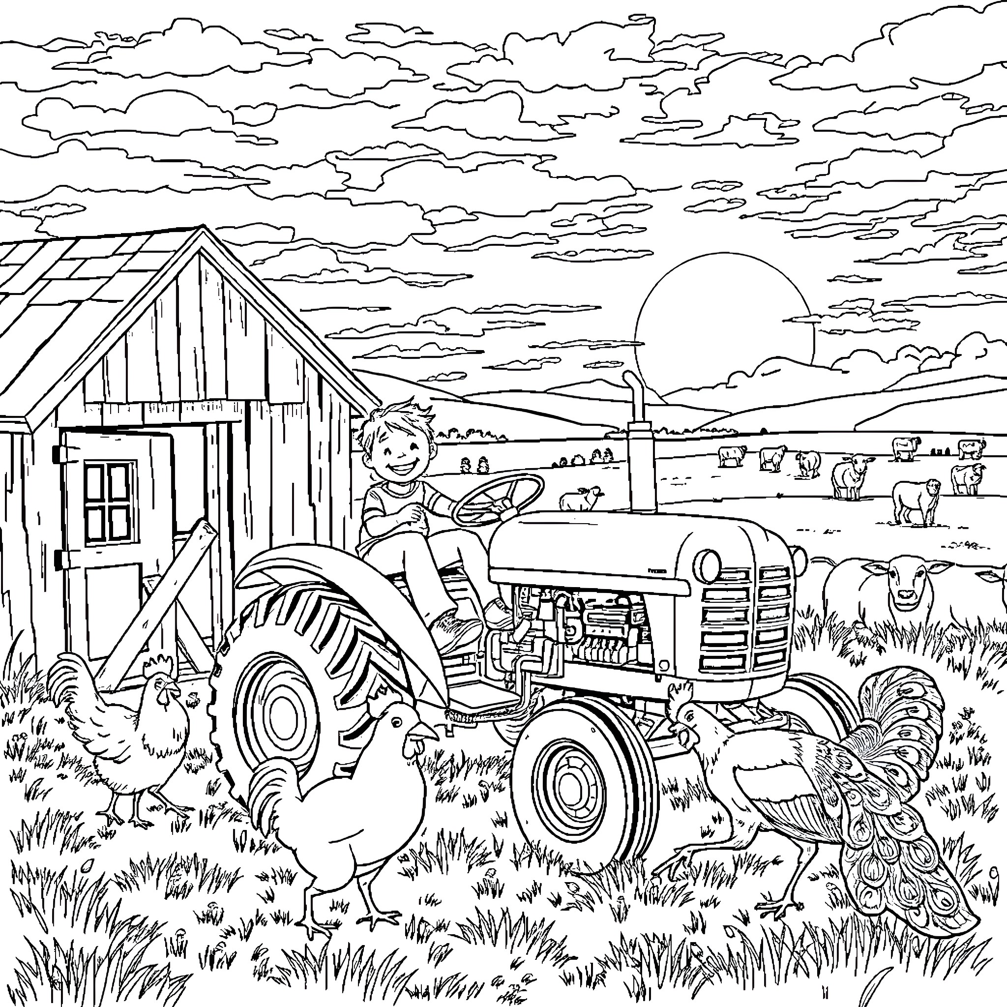 Best Farm Coloring Pages (Free Printable PDF)