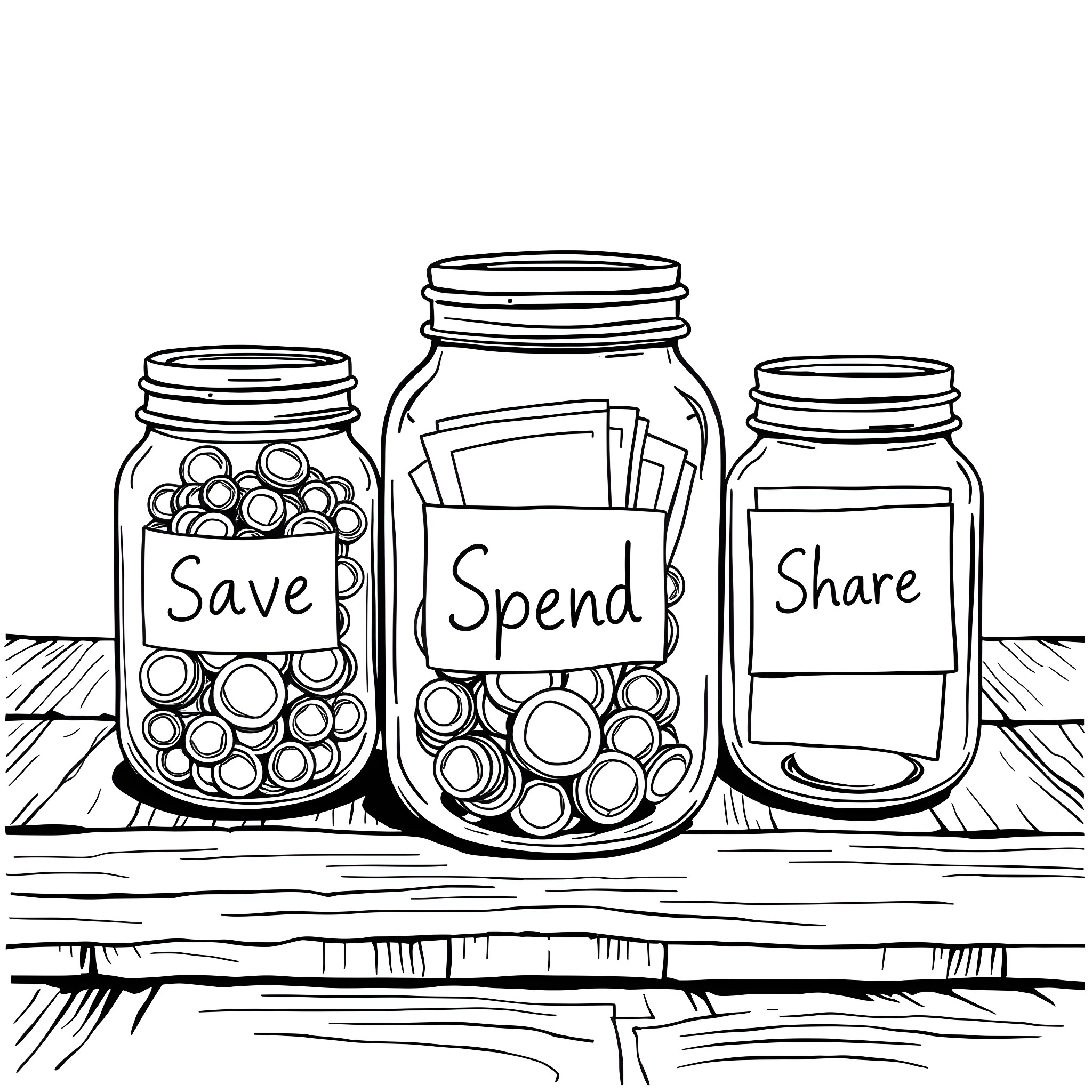 9 Best Jar Coloring Pages (Free Printable PDFs)