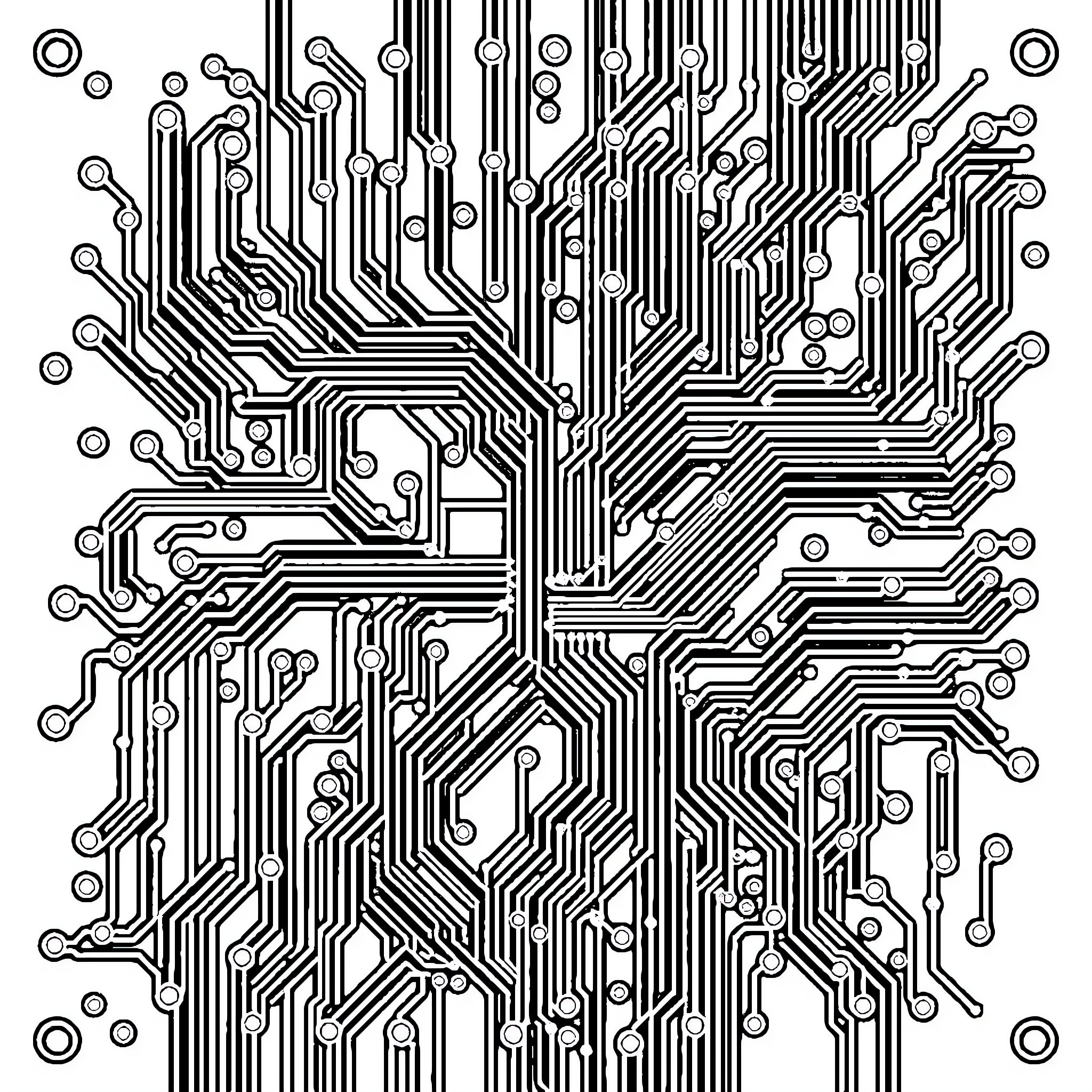 2 Best Circuit Board Coloring Pages (Free Printable PDFs)