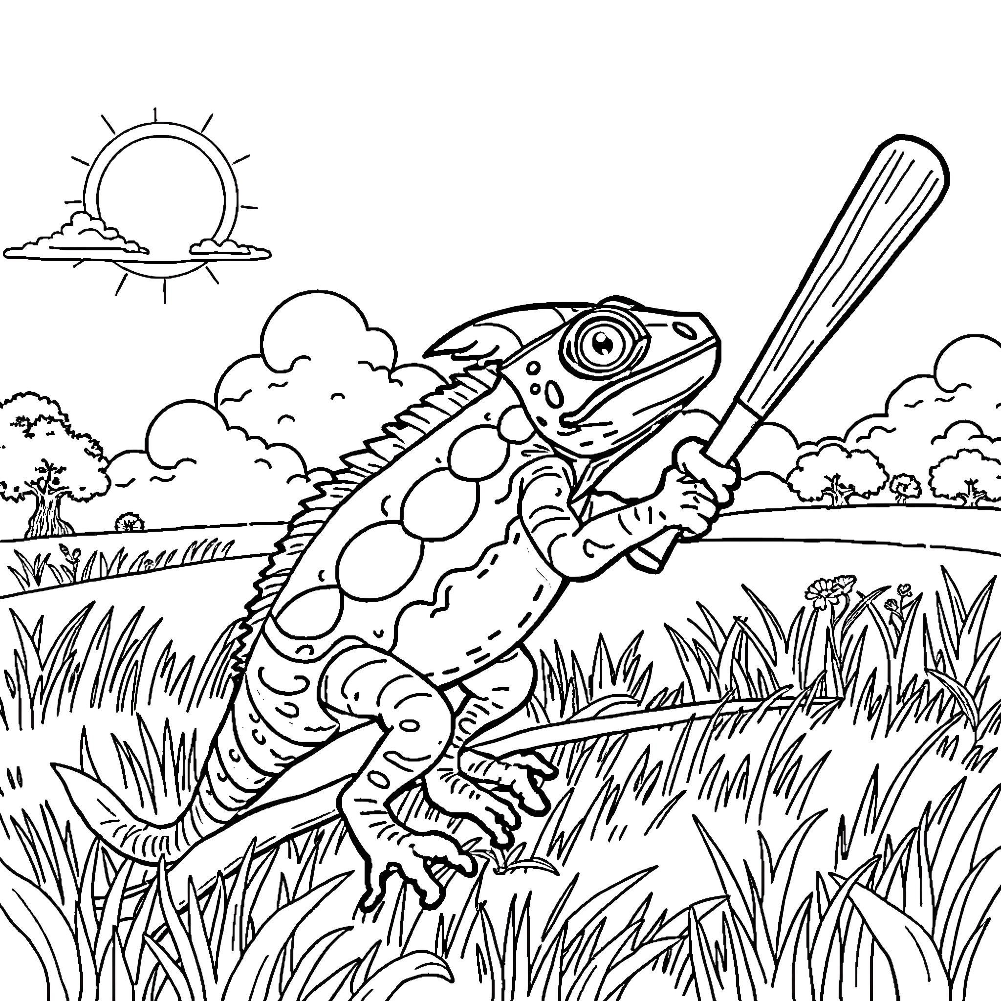 Best Chameleon Coloring Pages (Free Printable PDF)