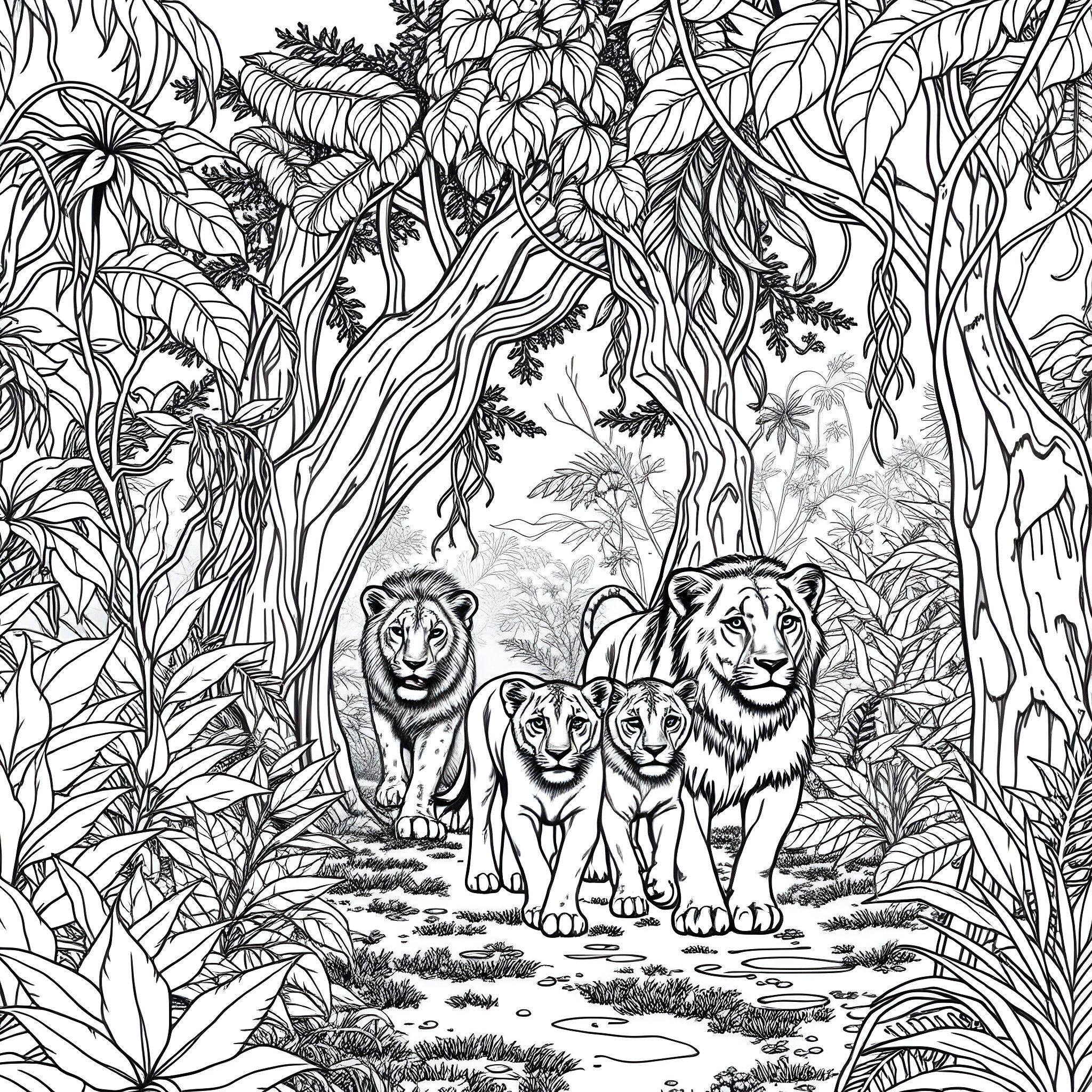 50 Best Lion Coloring Pages (Free Printable PDFs)