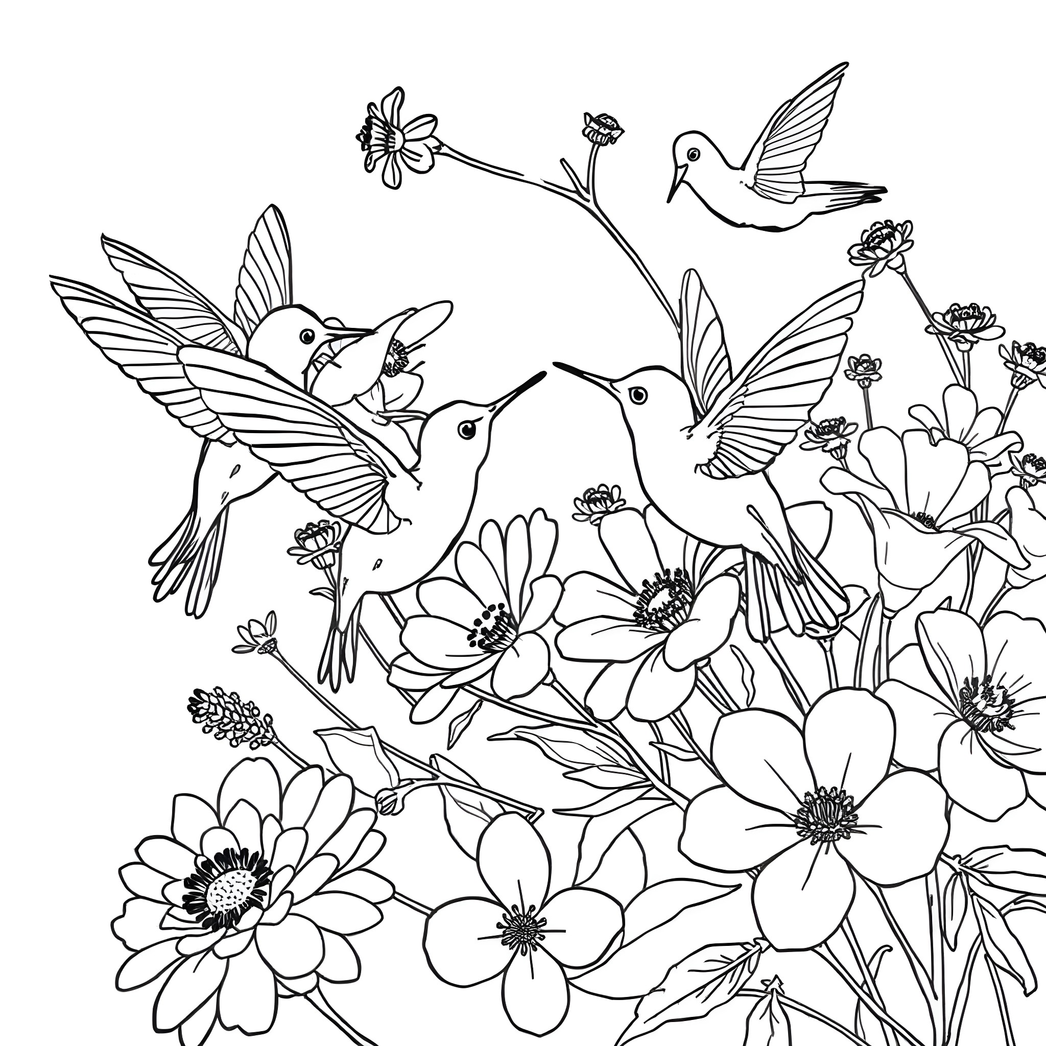 6 Best Hummingbird Coloring Pages (Free Printable PDFs)