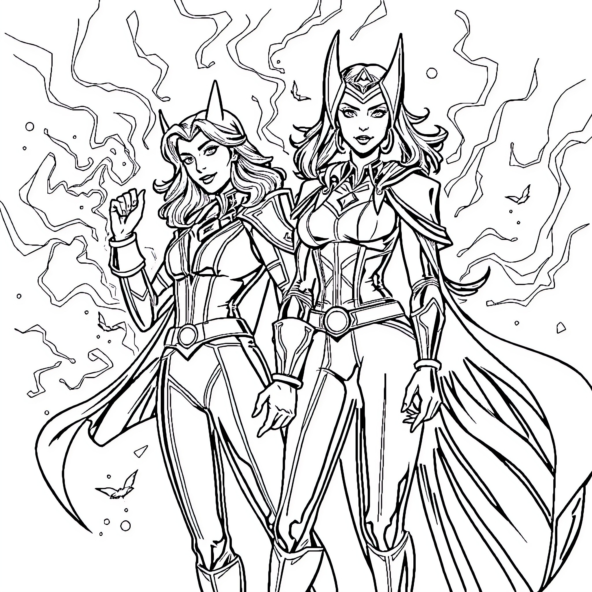 24 Best Scarlet Witch Coloring Pages (Free Printable PDFs)