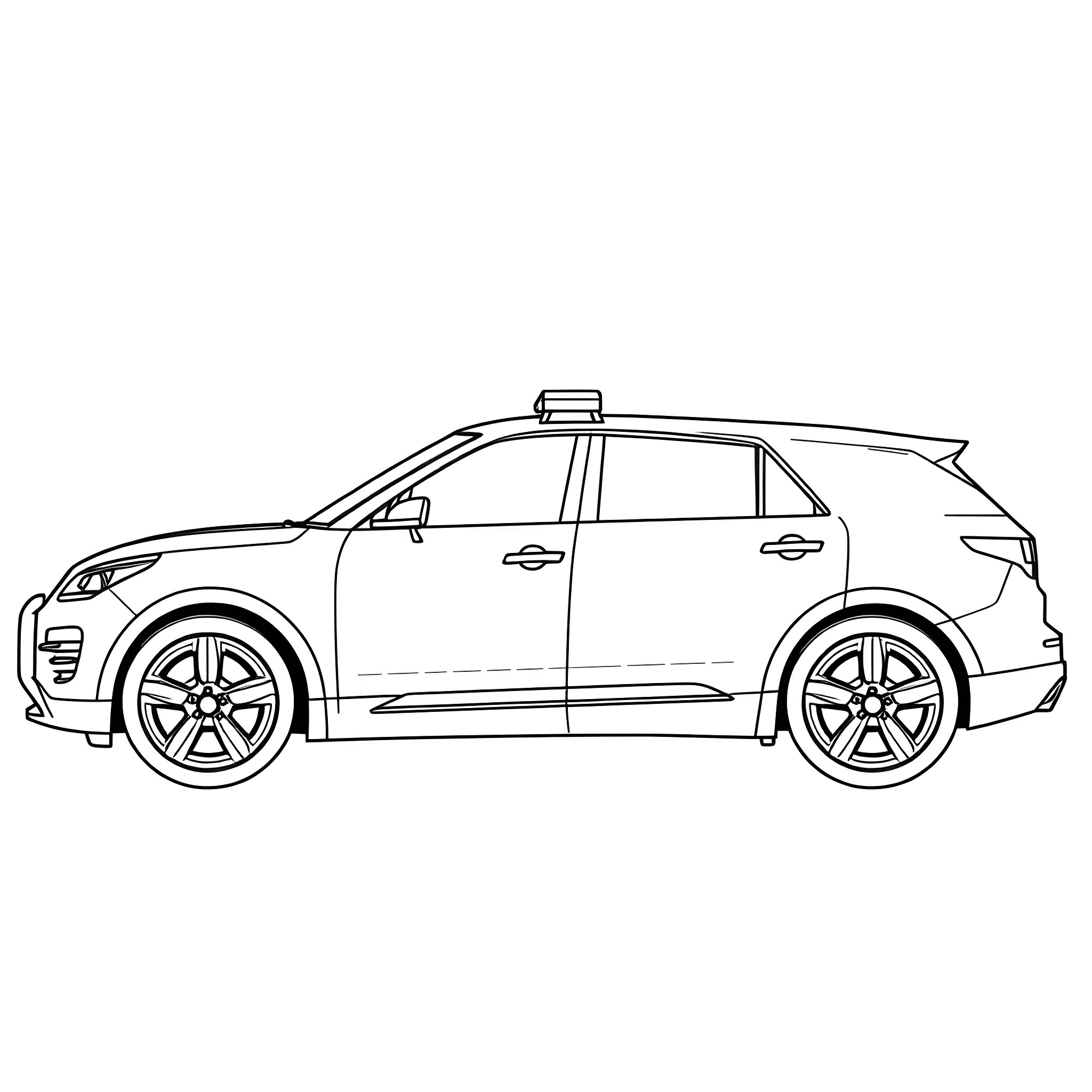 Best Police Car Coloring Pages (Free Printable PDF)