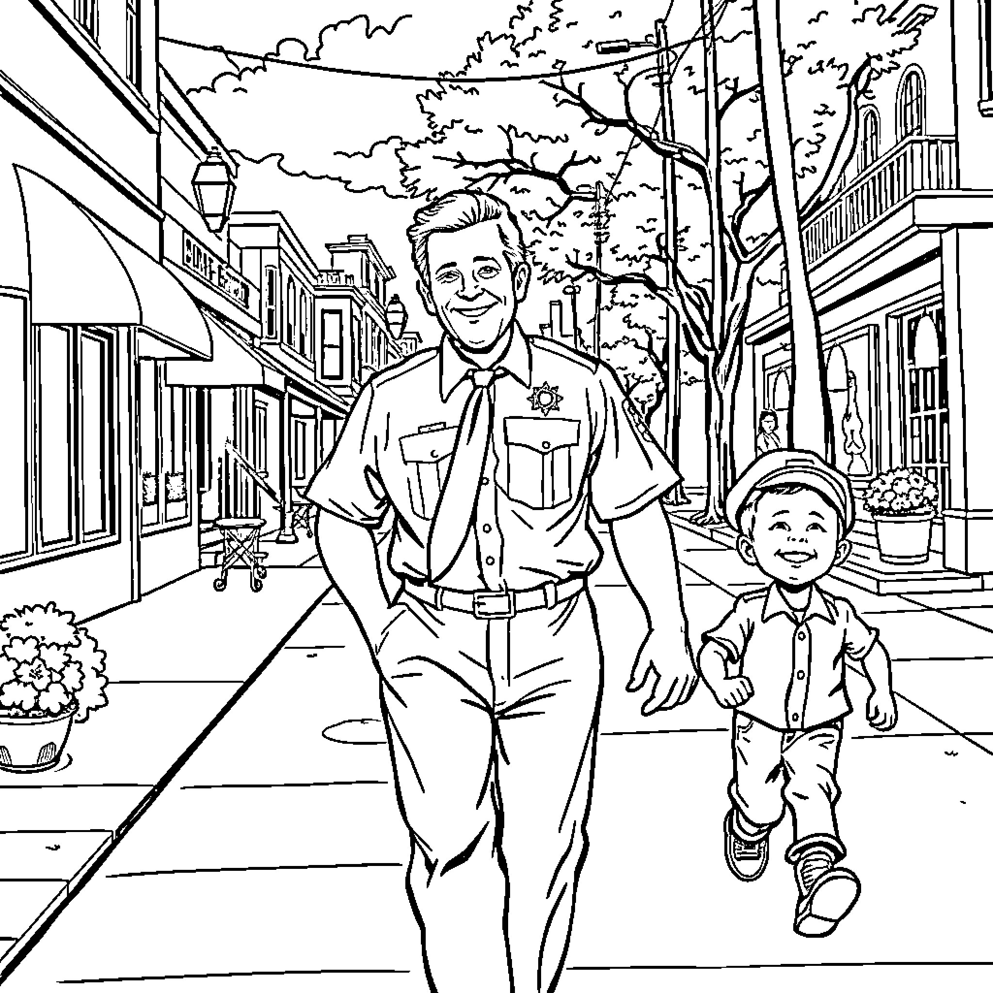 Best Andy Griffith Coloring Pages (Free Printable PDF)