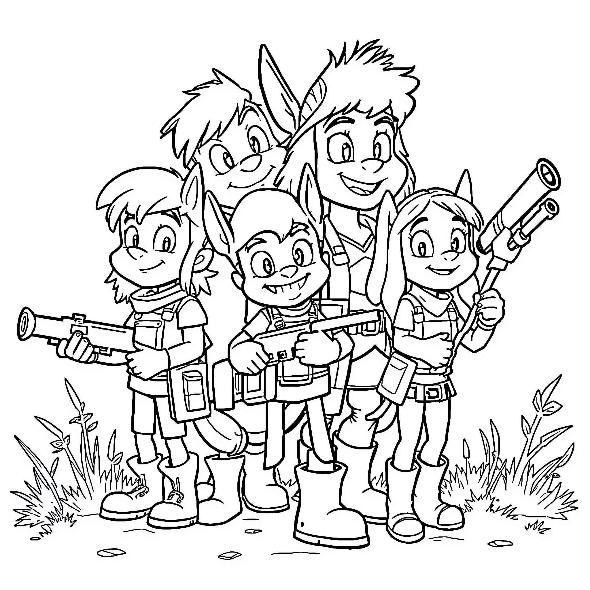 Best Huntrix Coloring Pages (Free Printable PDF)