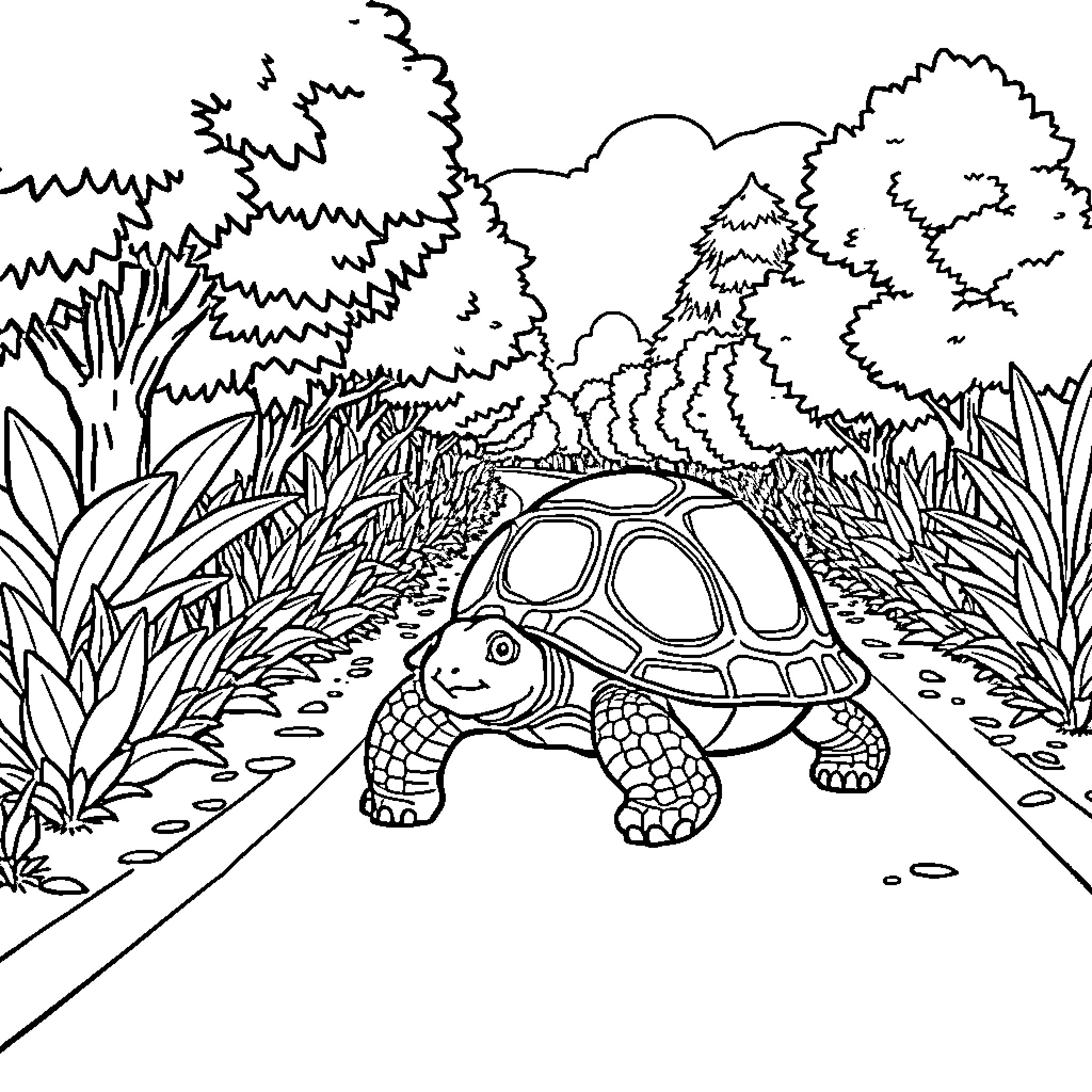 Best Tortoise Coloring Pages (Free Printable PDF)