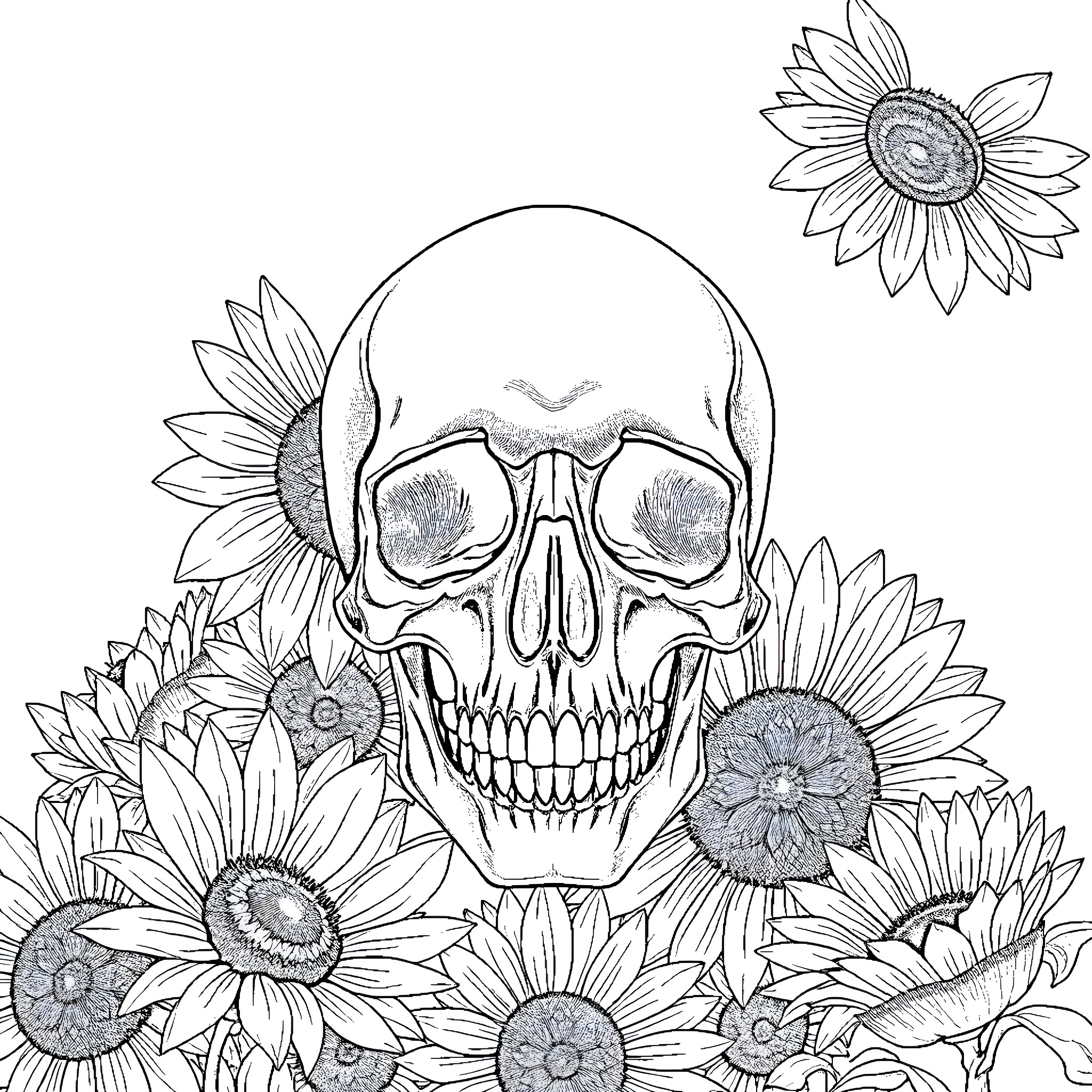 Best Skull Coloring Pages (Free Printable PDF)