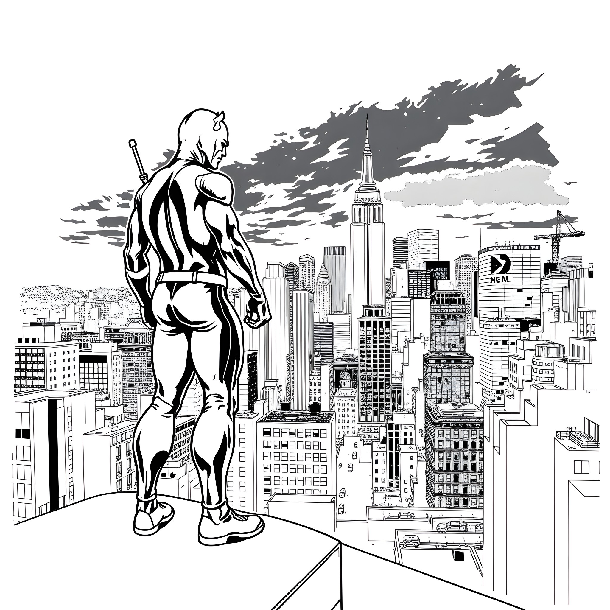 Best Daredevil Coloring Pages (Free Printable PDF)