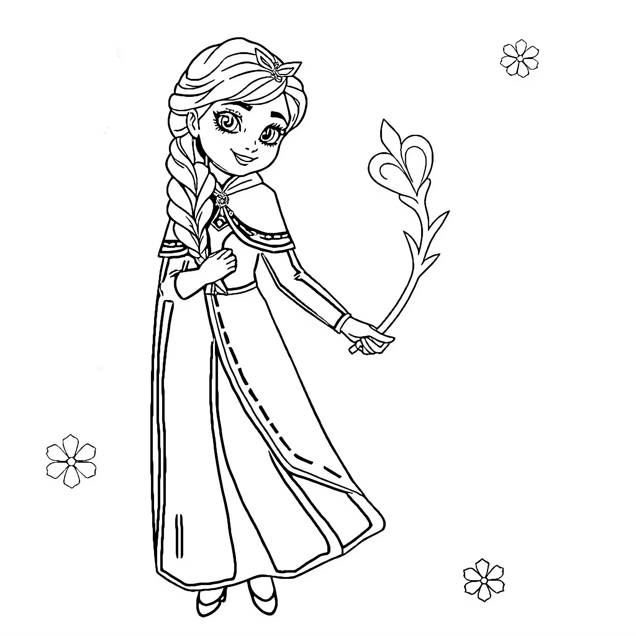 Best Anna Coloring Pages (Free Printable PDF)