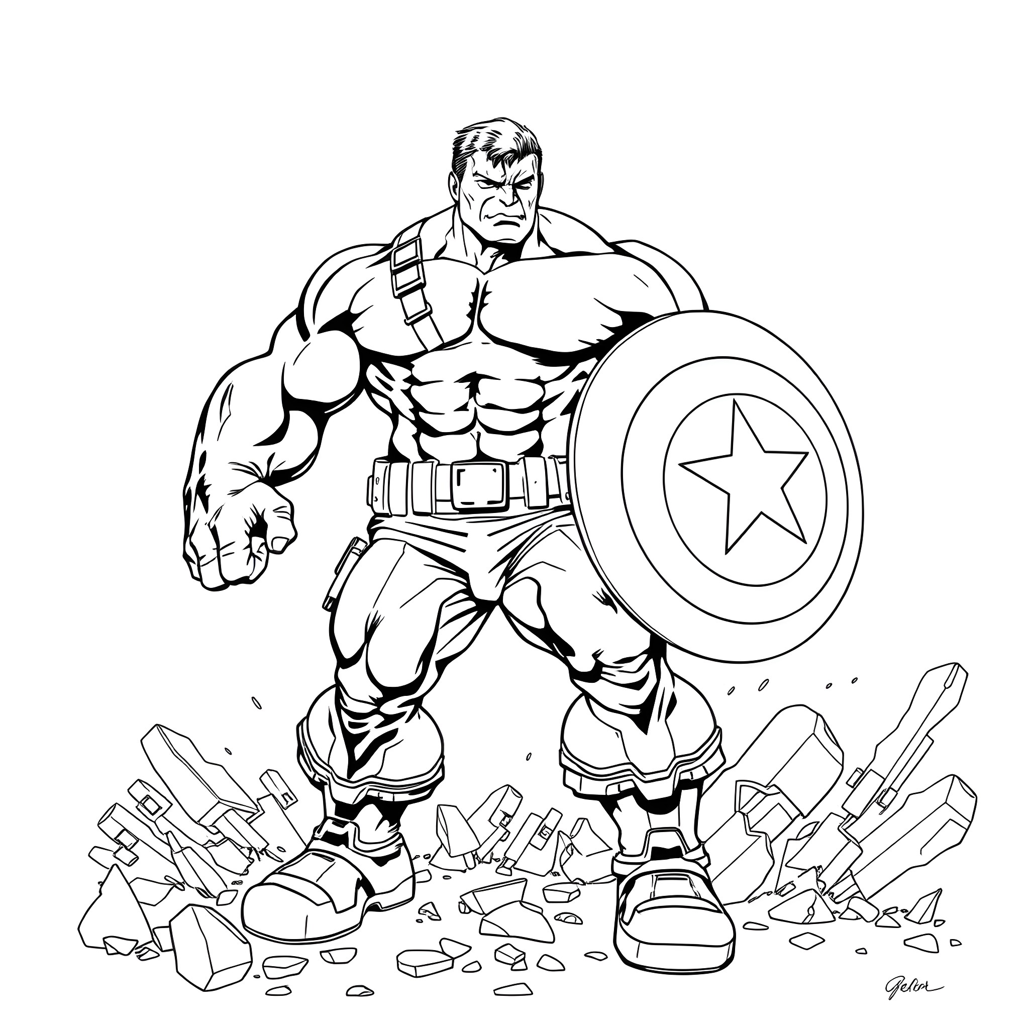 69 Best Hulk Coloring Pages (Free Printable PDFs)