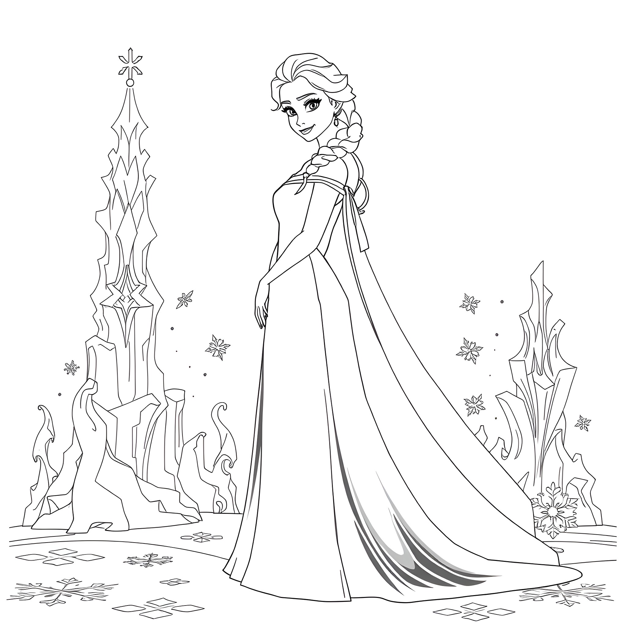 793 Best Elsa Coloring Pages (Free Printable PDFs)