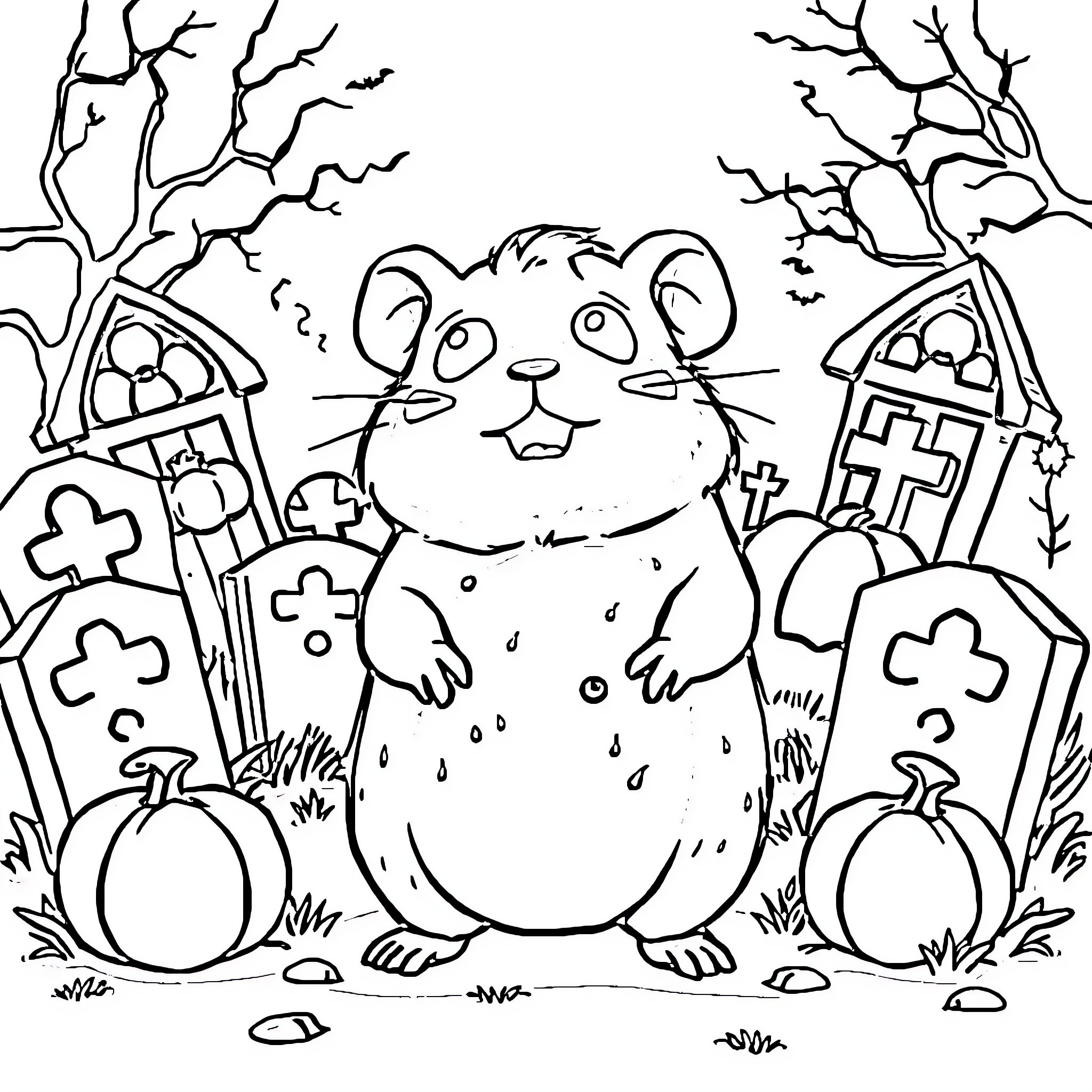 Best Hamster Coloring Pages (Free Printable PDF)