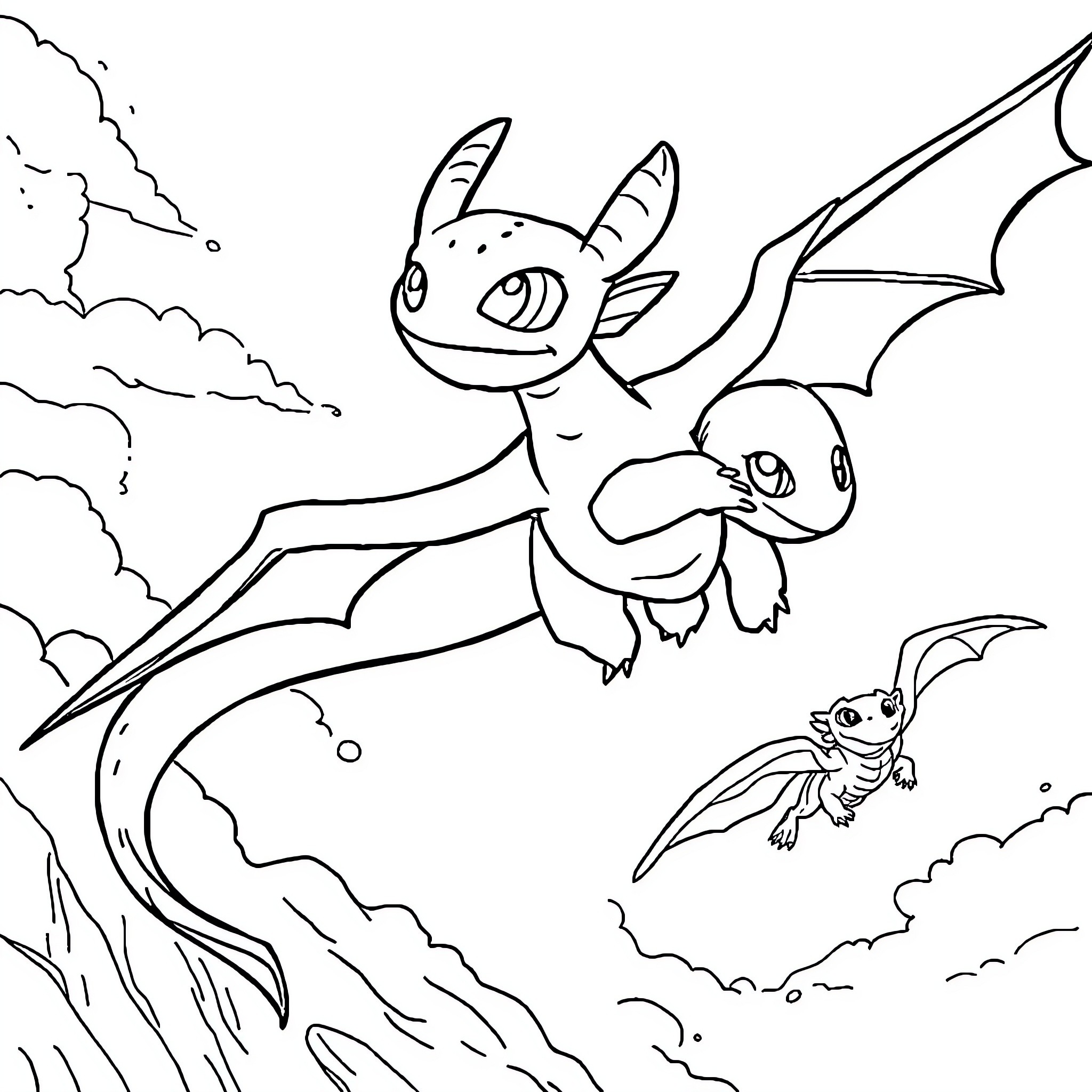Best Toothless Coloring Pages (Free Printable PDF)