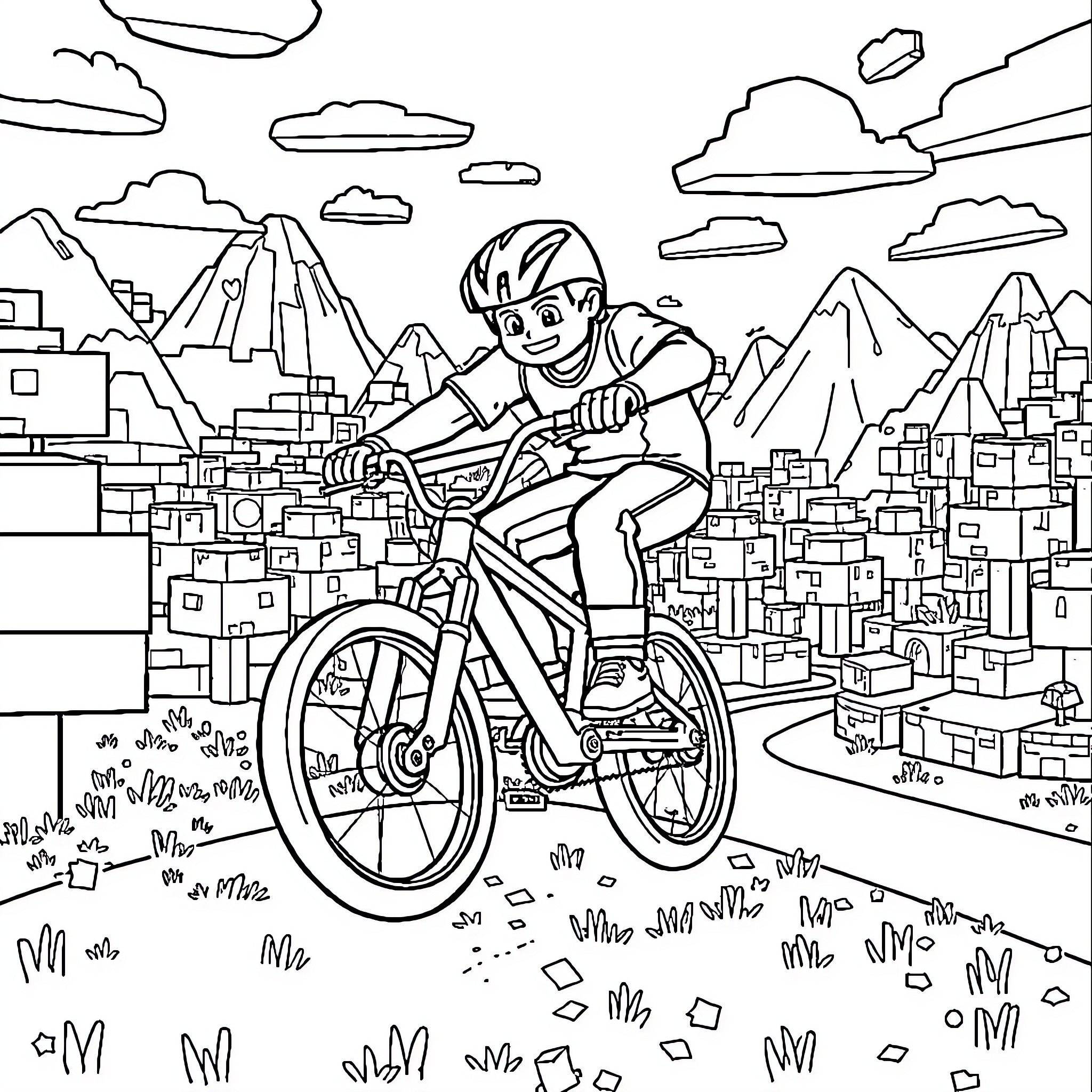 Best BMX Biker Coloring Pages (Free Printable PDF)