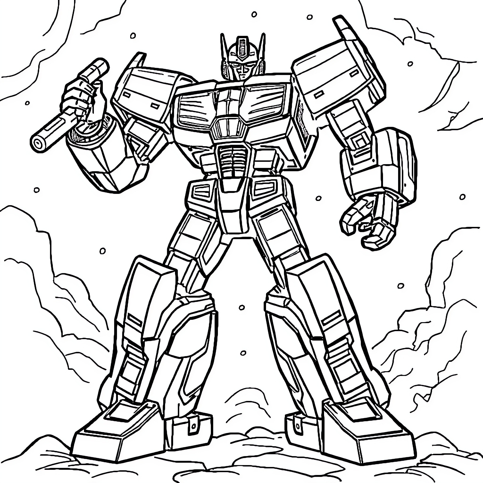 Best Transformer Coloring Pages (Free Printable PDF)