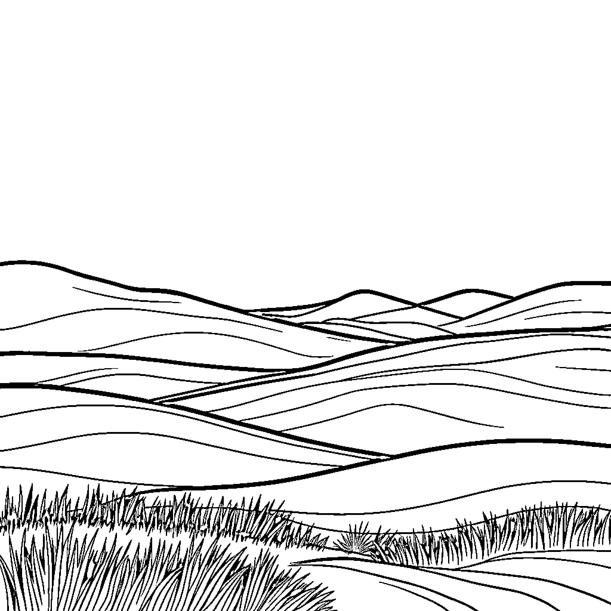 Best Landscape Coloring Pages (Free Printable PDF)